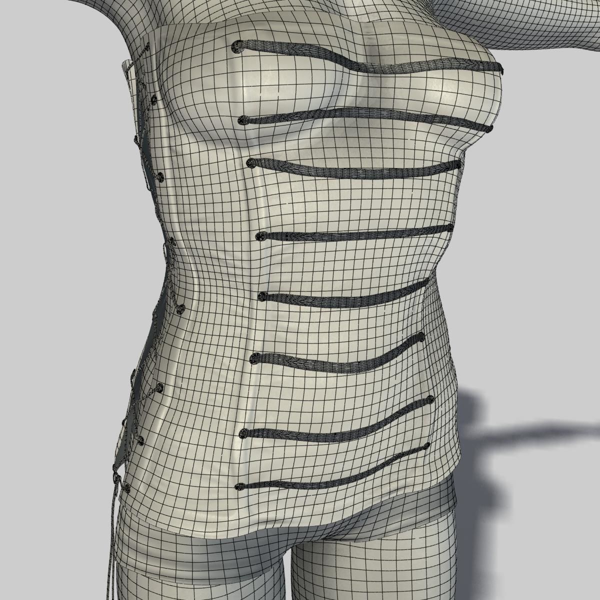 Chandra Female Character v1 3D model | CGTrader