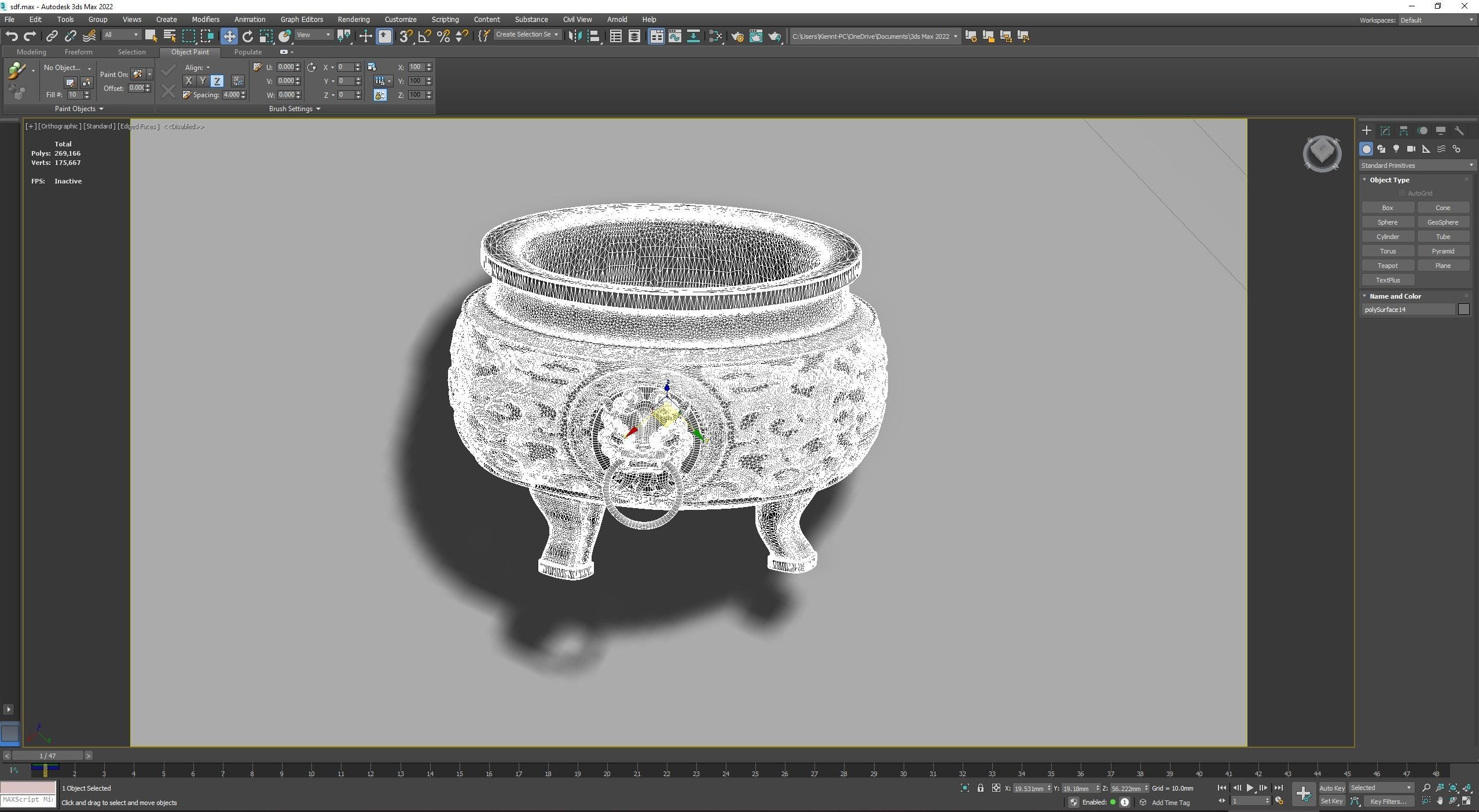 Ding Furnace Incense 3D model | CGTrader