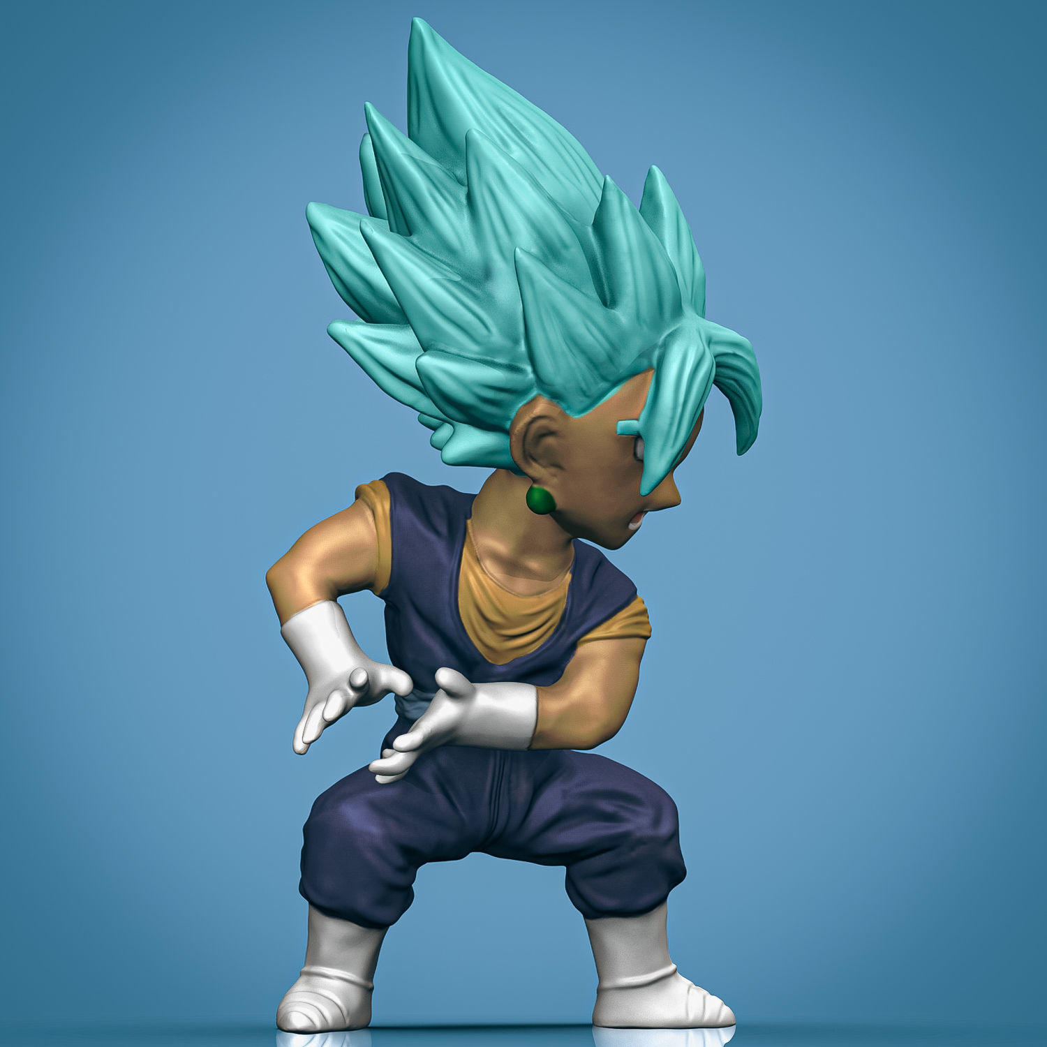 Vegito Dragon Ball 3D Printable free 3D model 3D printable | CGTrader