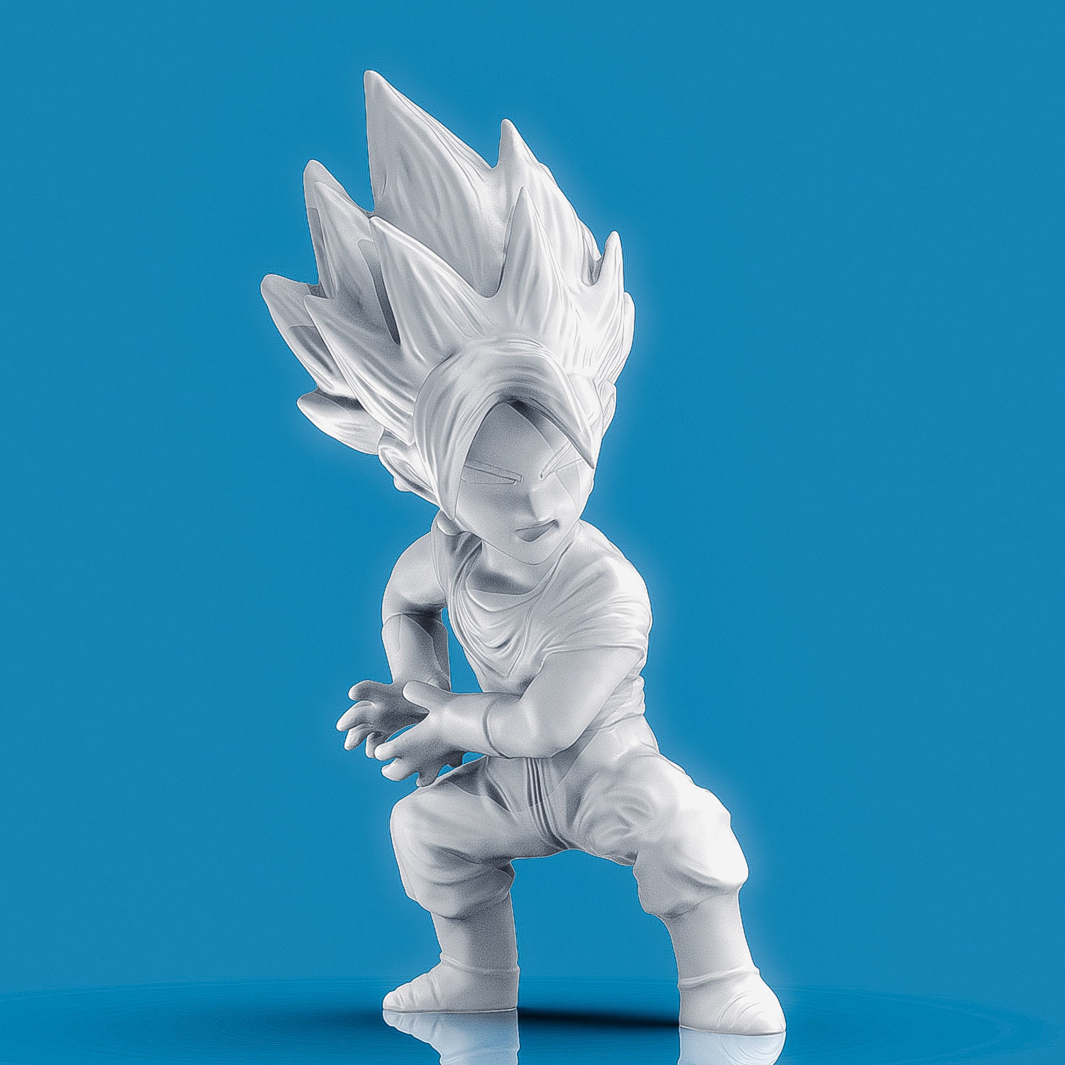 Vegito Dragon Ball 3D Printable free 3D model 3D printable | CGTrader
