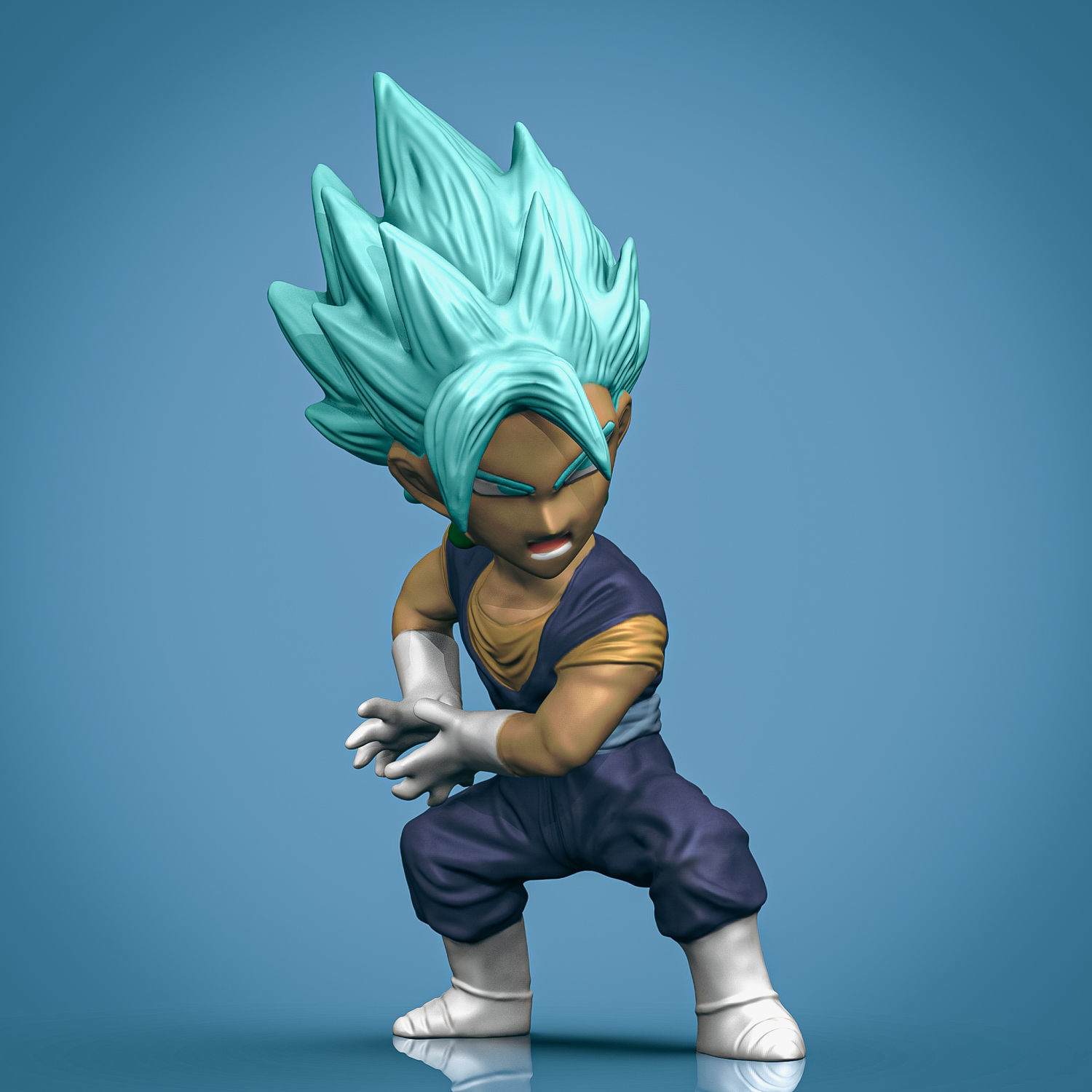 Vegito Dragon Ball 3D Printable free 3D model 3D printable | CGTrader