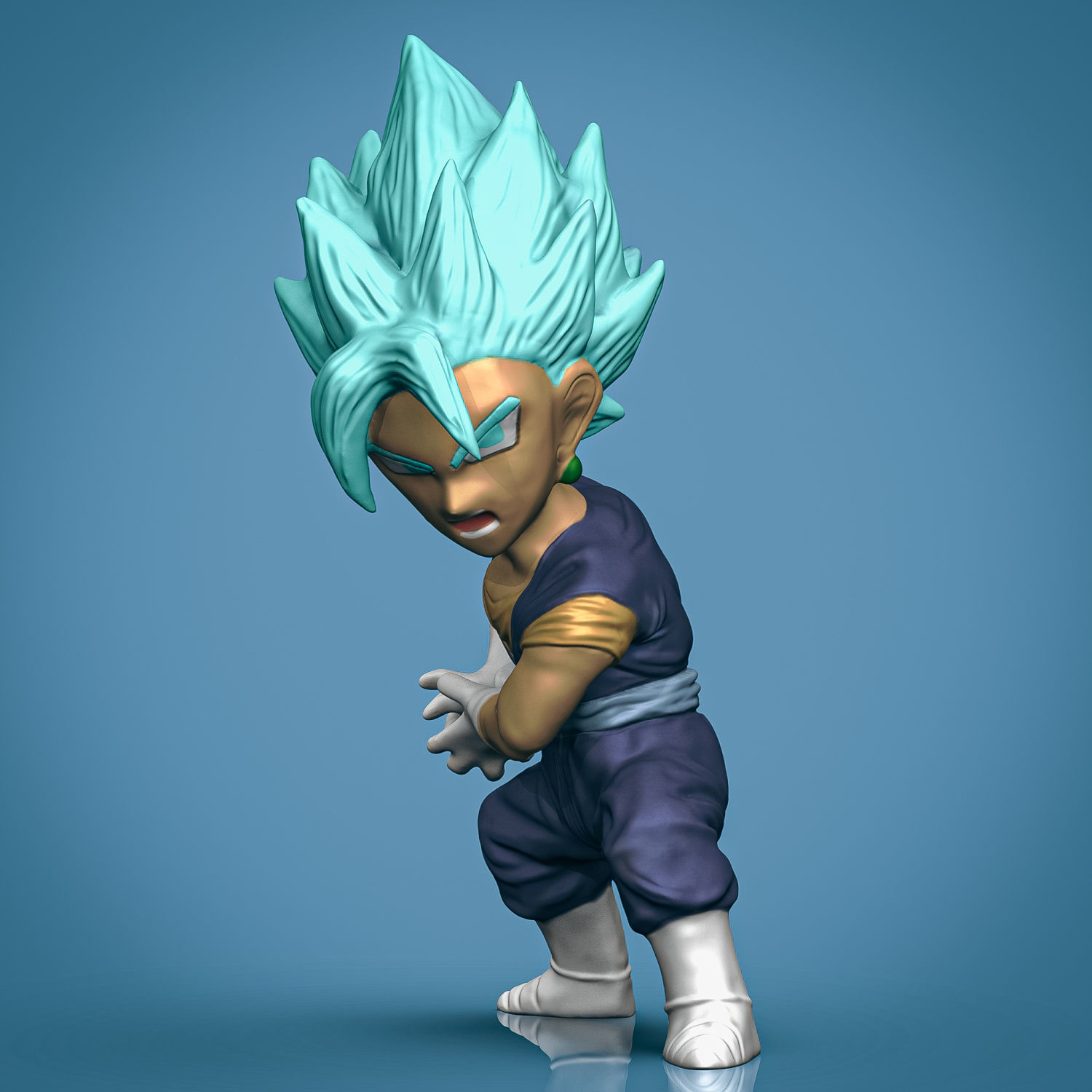 Vegito Dragon Ball 3D Printable free 3D model 3D printable | CGTrader