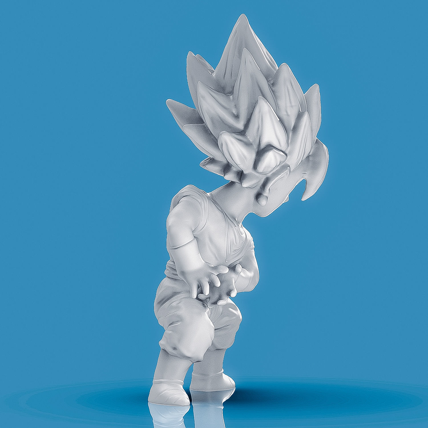 Vegito Dragon Ball 3D Printable free 3D model 3D printable | CGTrader