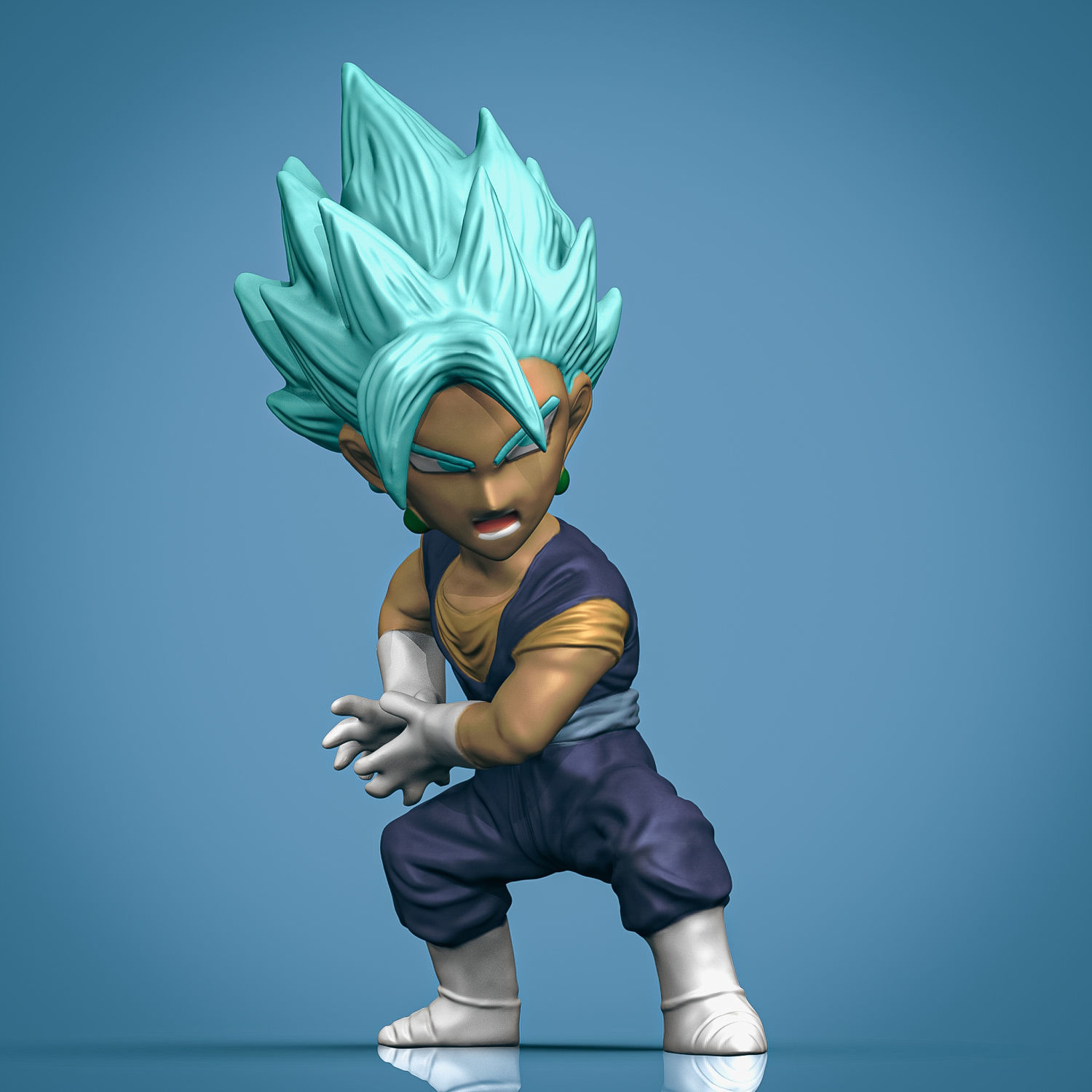 Vegito Dragon Ball 3D Printable free 3D model 3D printable | CGTrader