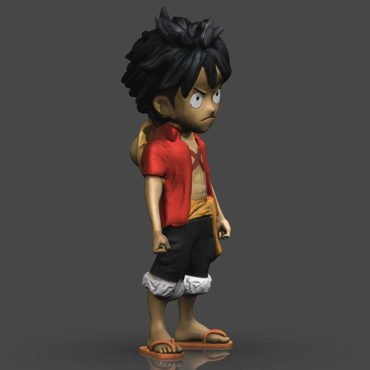 Luffy One Piece 3D Printable free 3D model 3D printable | CGTrader