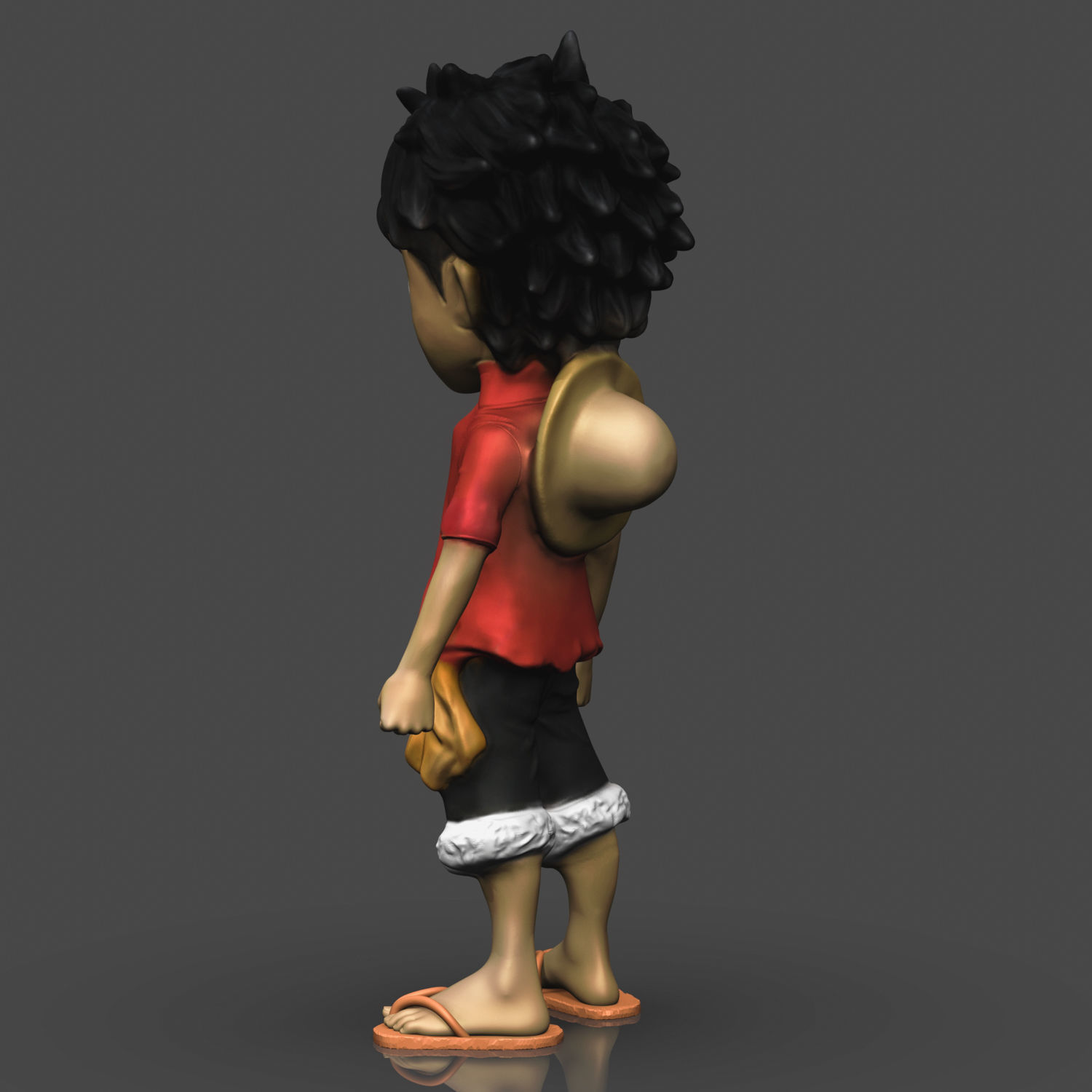 Luffy One Piece 3D Printable free 3D model 3D printable | CGTrader