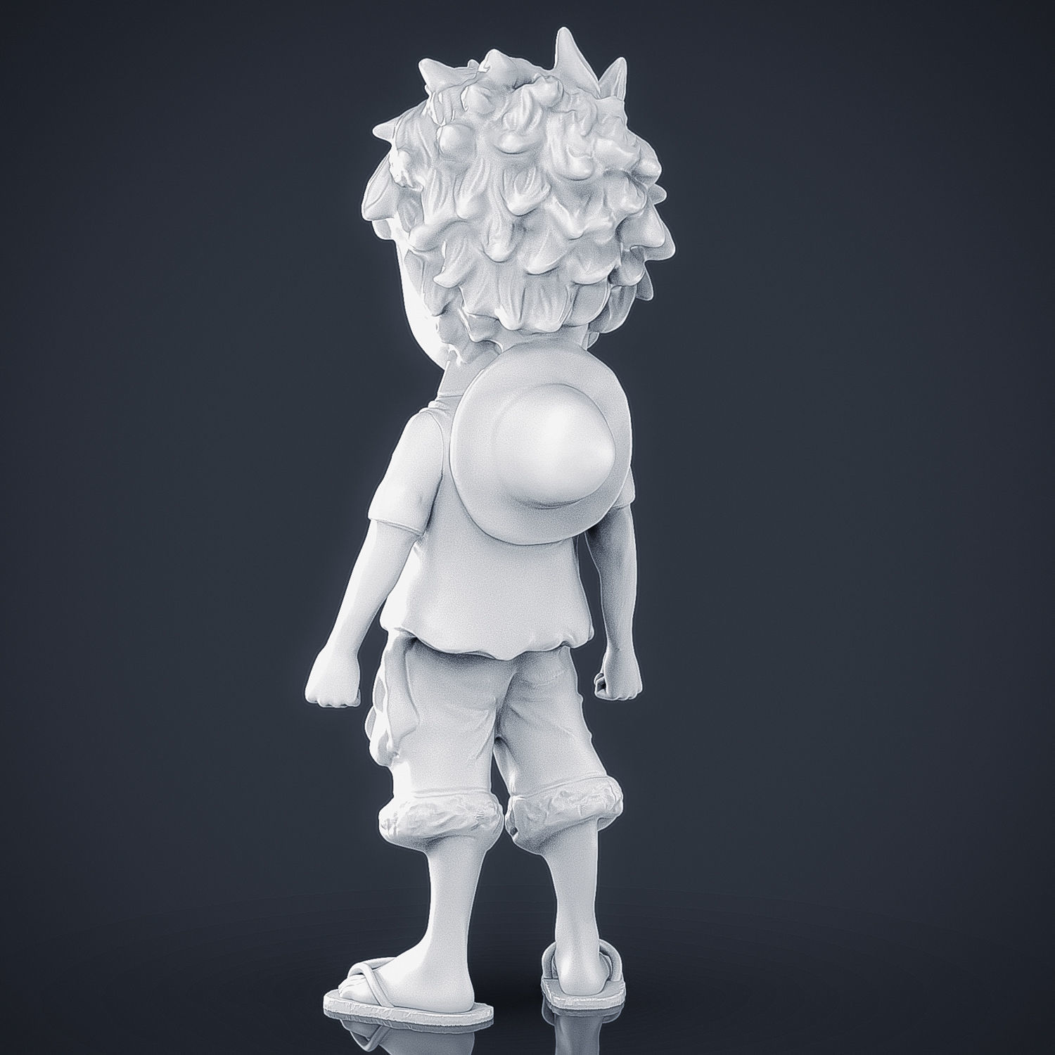 Luffy One Piece 3D Printable free 3D model 3D printable | CGTrader