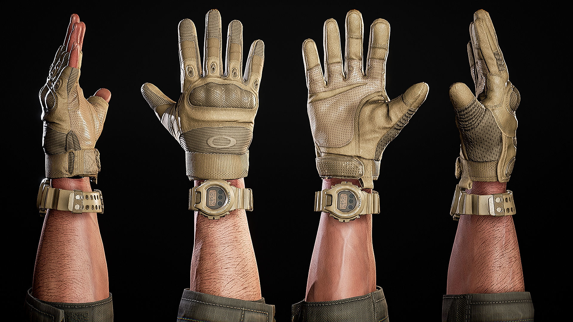 3D model AAA MODULAR FPS ARMS PACK VR / AR / low-poly | CGTrader