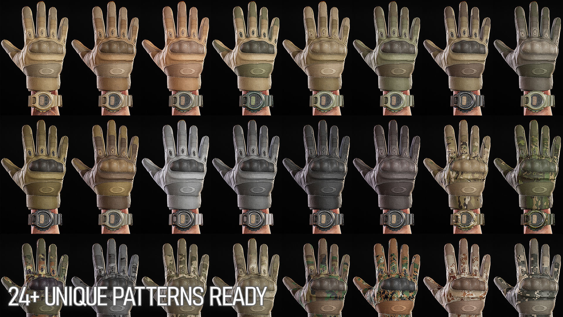 3D model AAA MODULAR FPS ARMS PACK VR / AR / low-poly | CGTrader