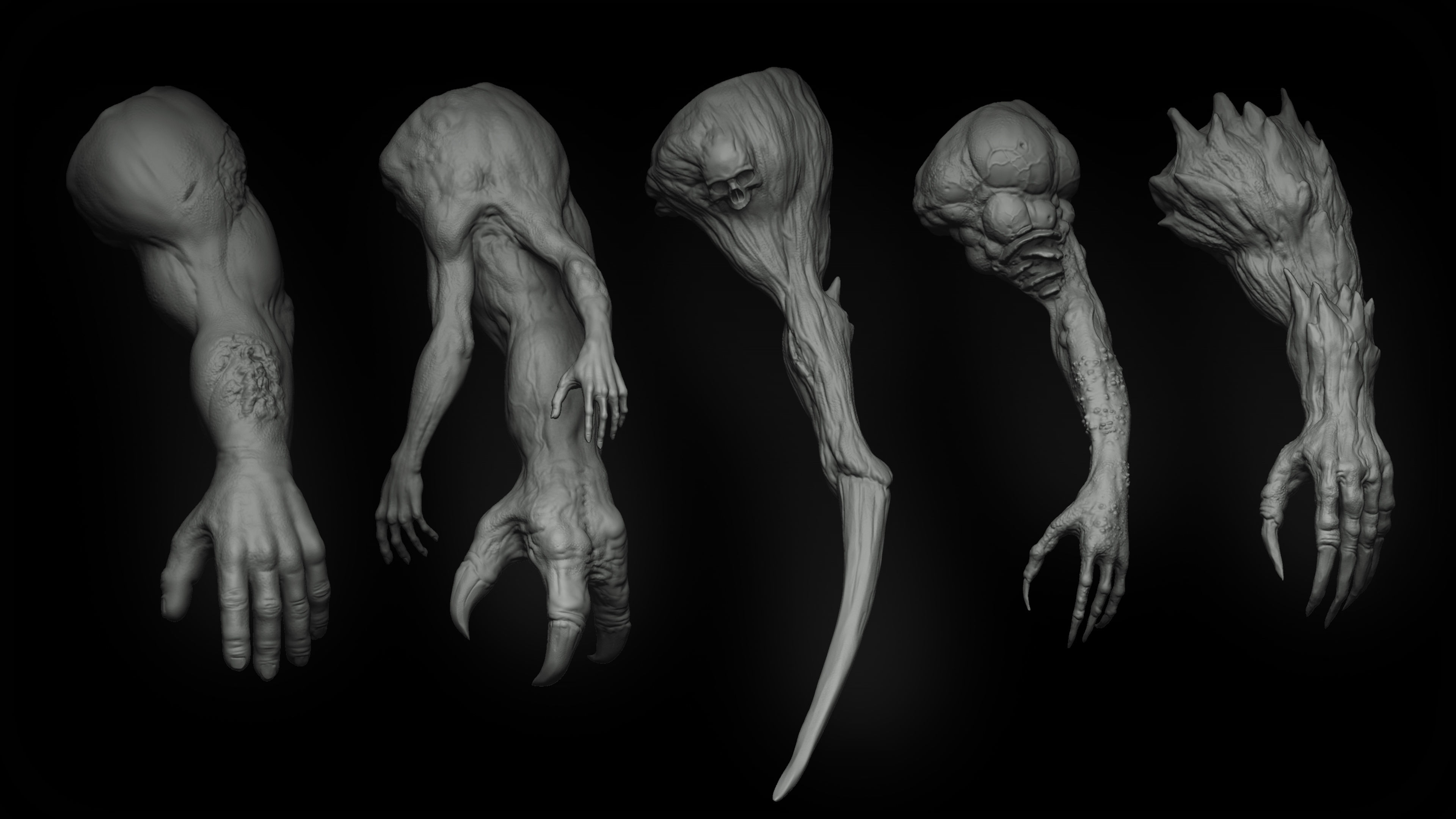 80 Undead Creature IMM Brush mega Pack 3D model | CGTrader