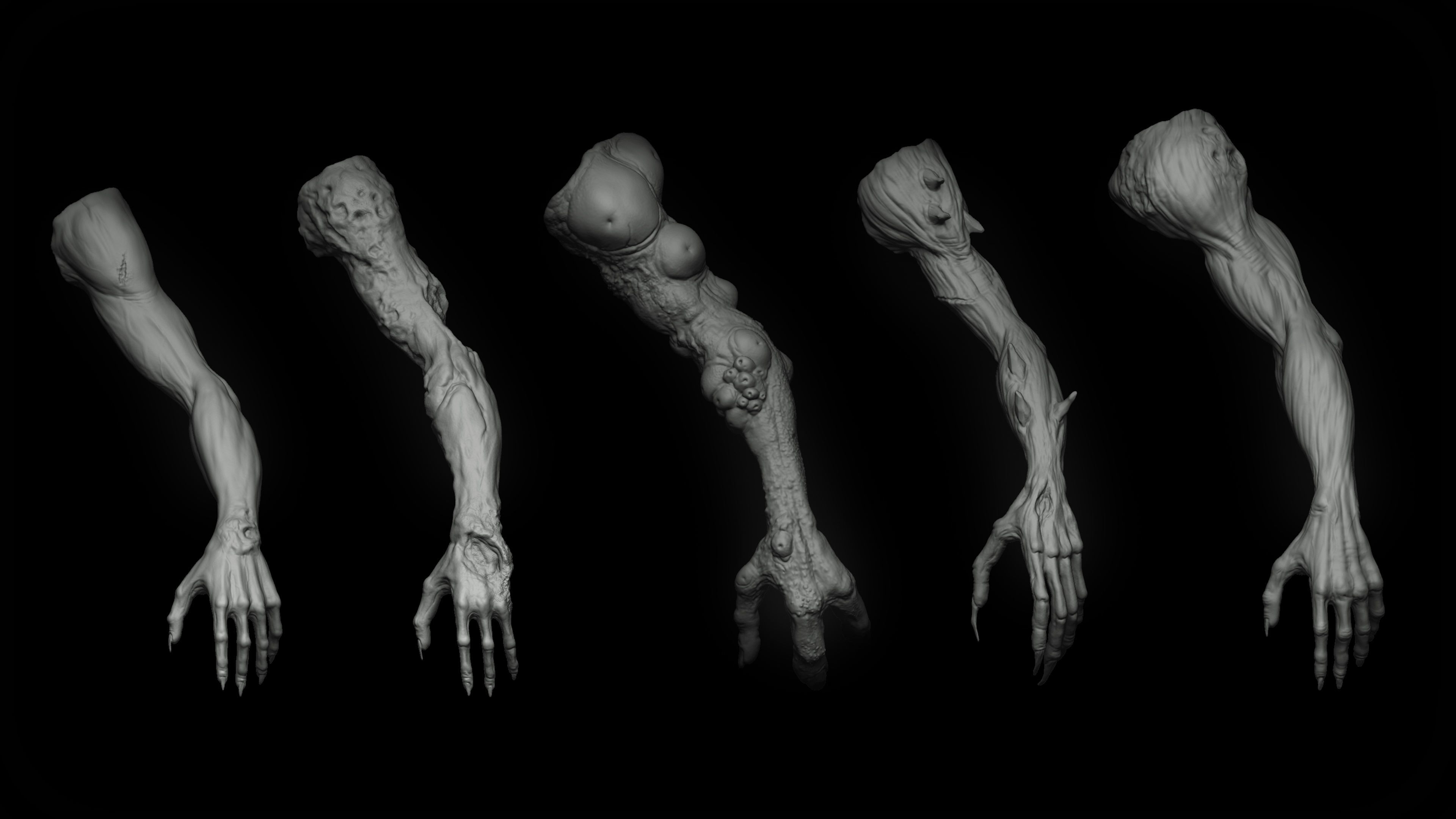 80 Undead Creature IMM Brush mega Pack 3D model | CGTrader