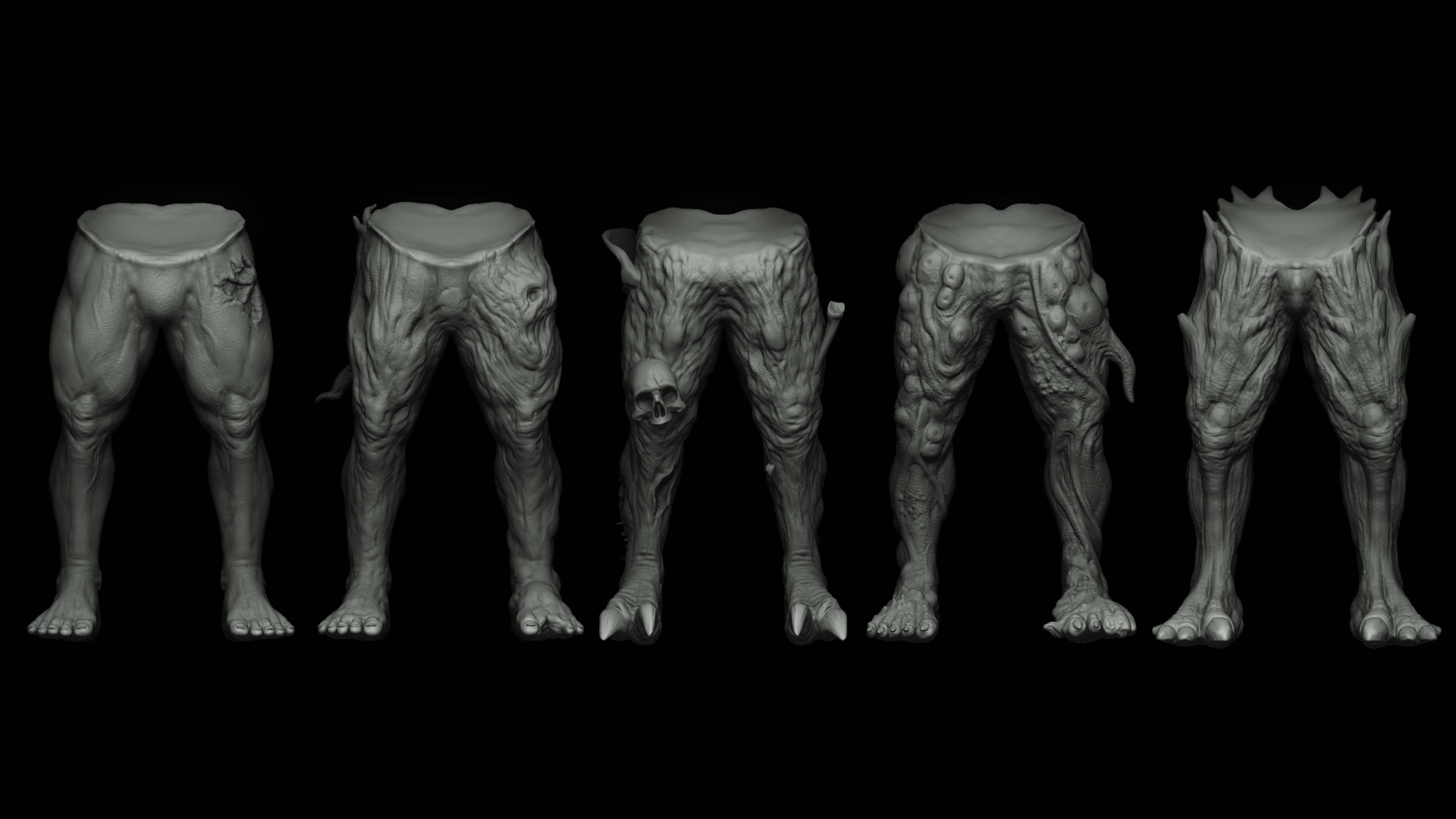 80 Undead Creature IMM Brush mega Pack 3D model | CGTrader