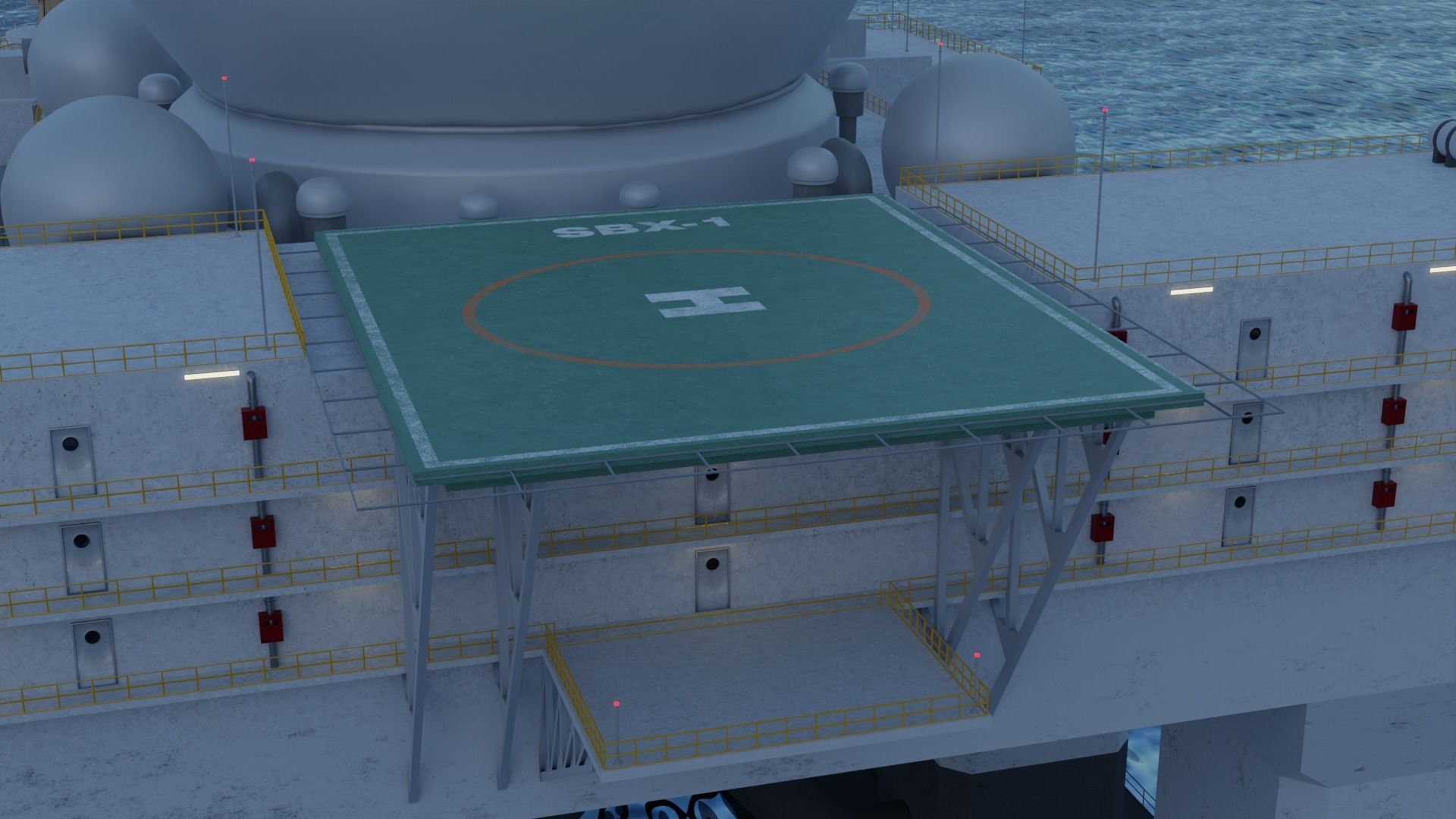 Radar SBX-1 3D model | CGTrader