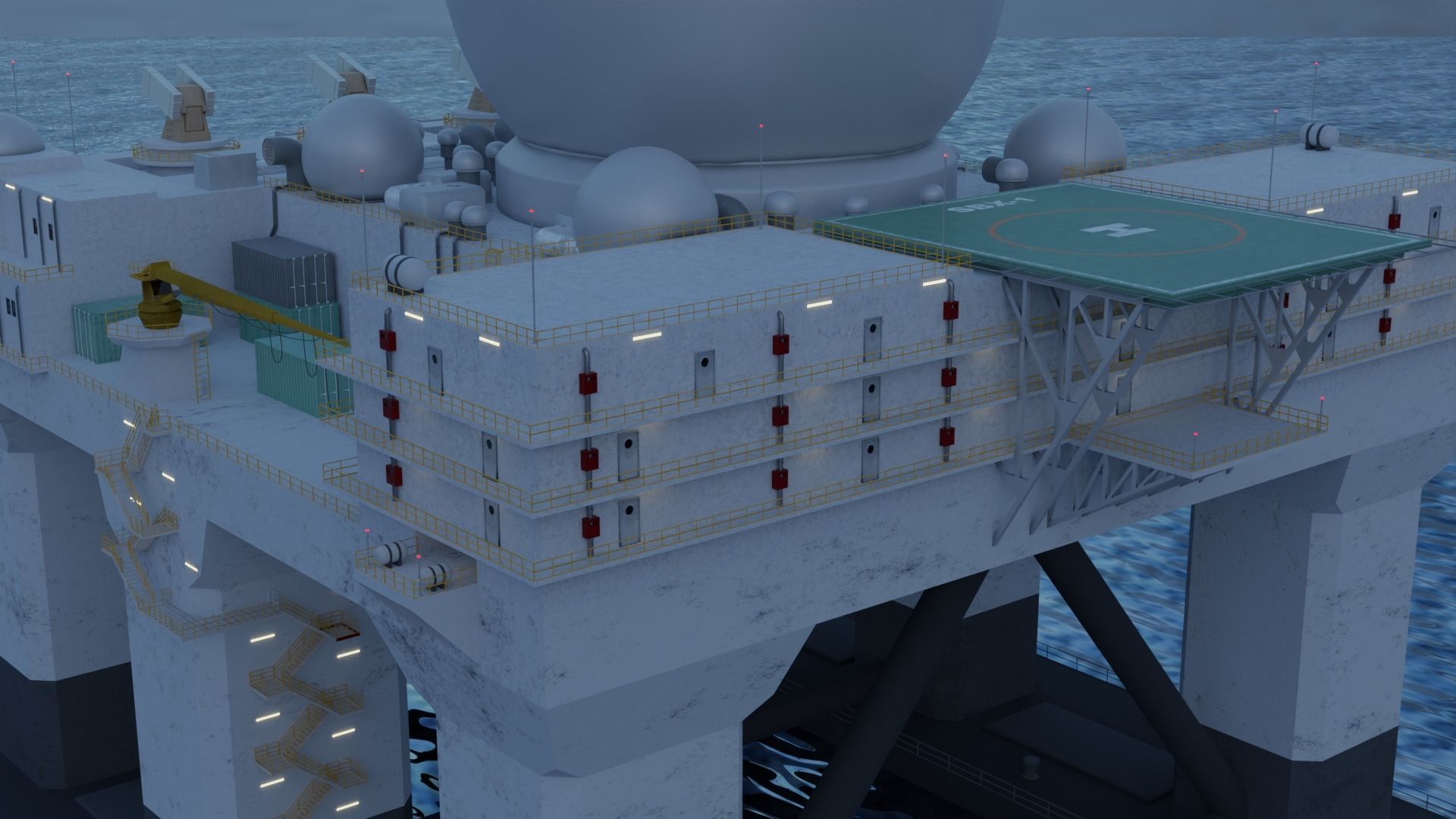 Radar SBX-1 3D model | CGTrader