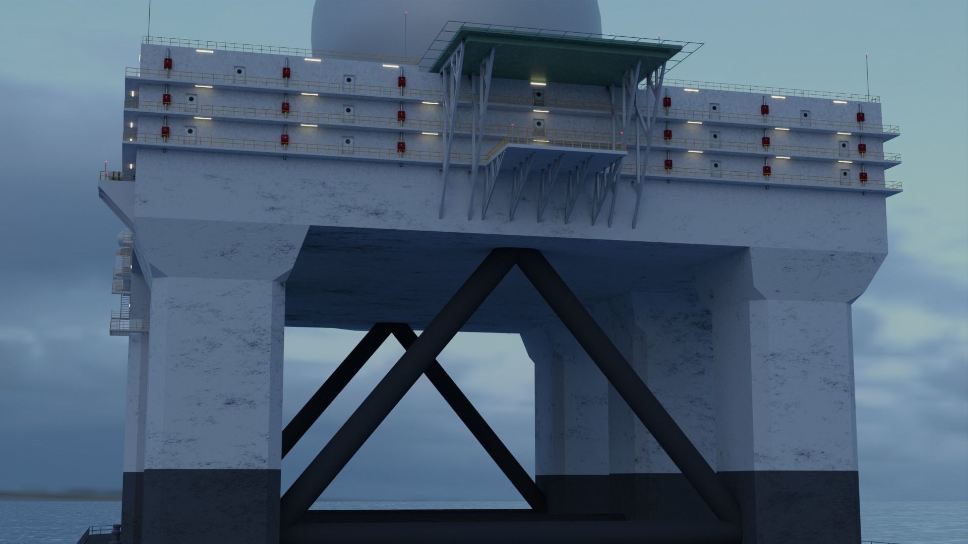 Radar SBX-1 3D model | CGTrader