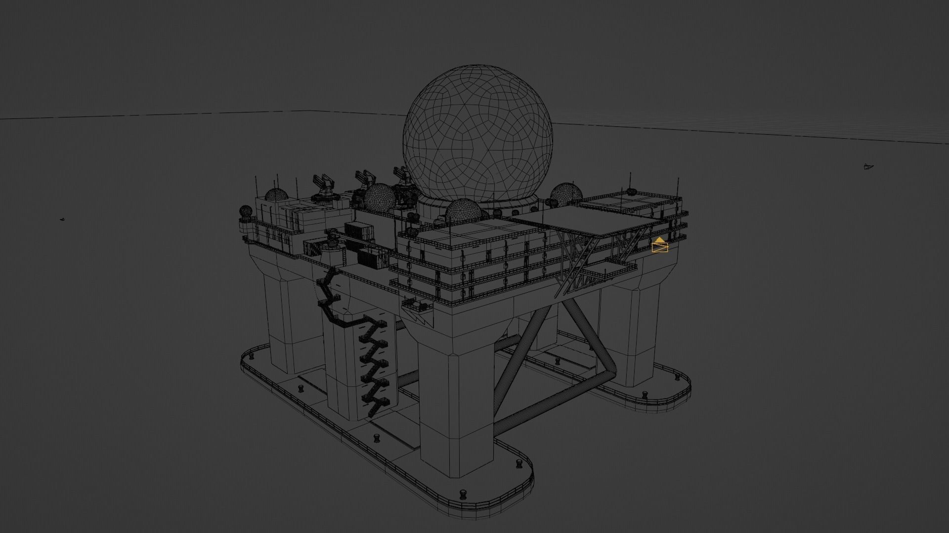Radar SBX-1 3D model | CGTrader