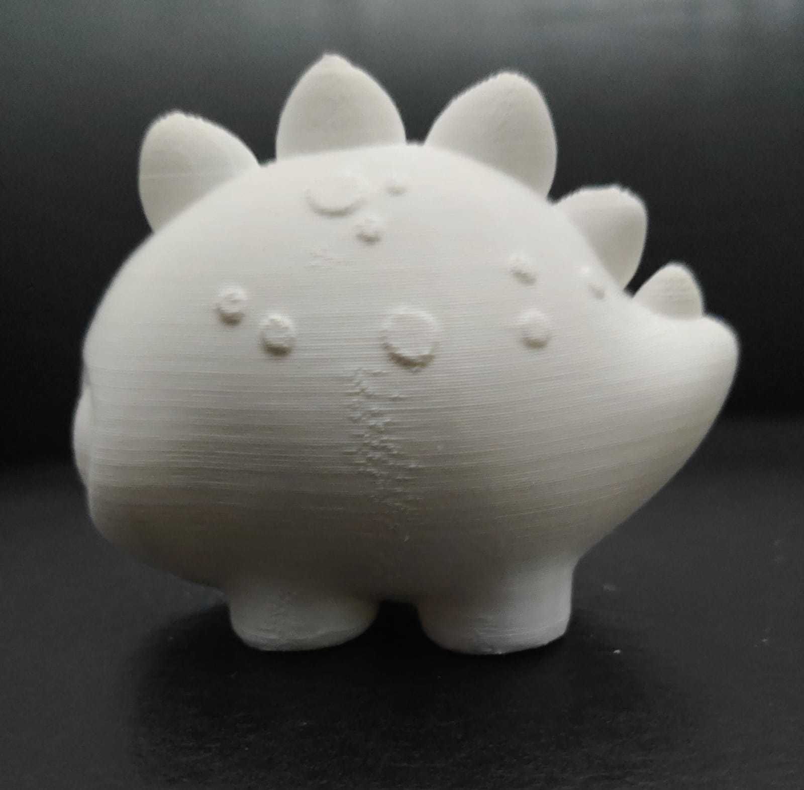 Dinosaur Stegosaurus Round 3D model 3D printable | CGTrader