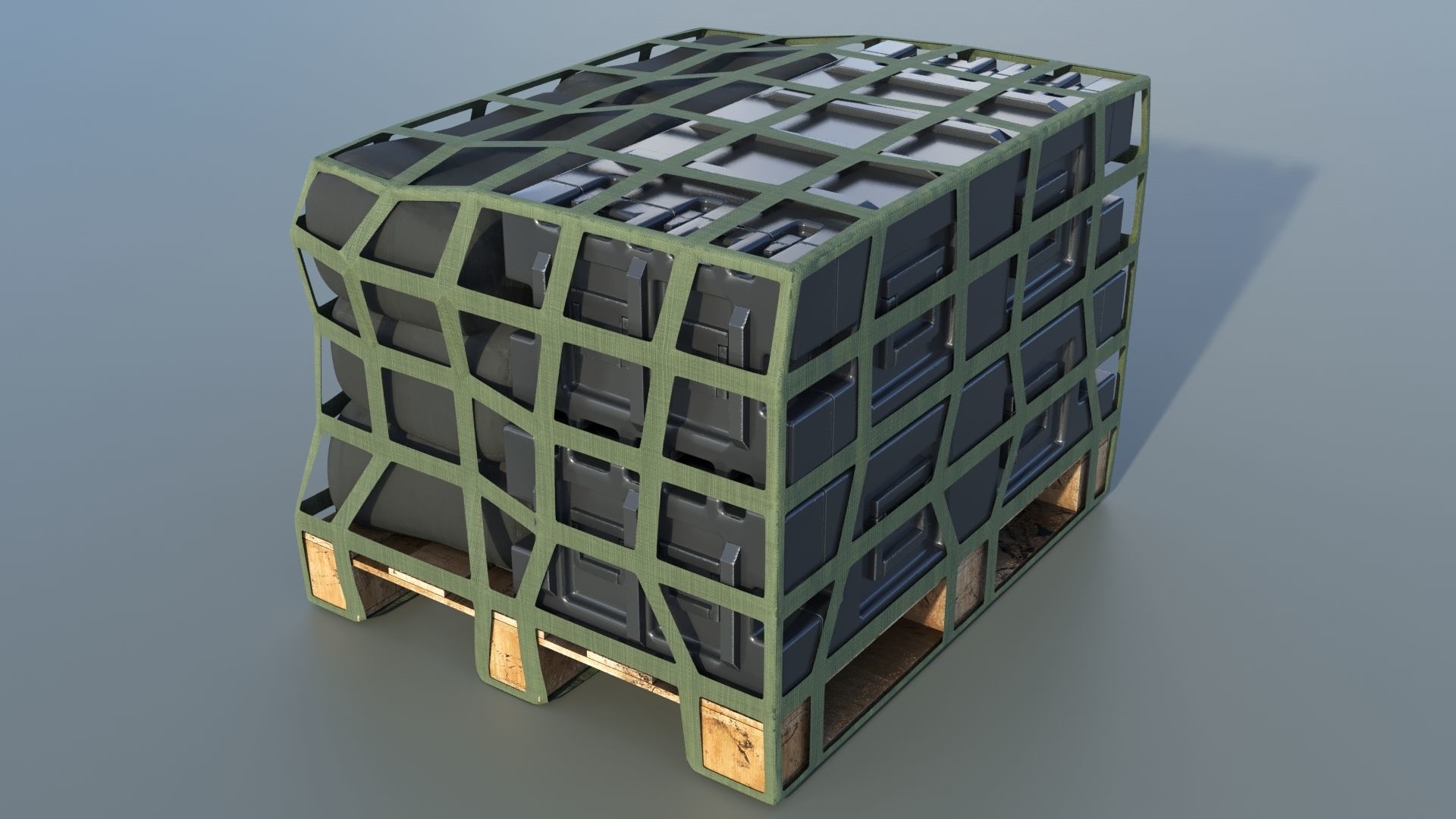 3D model Military Air Cargo VR / AR / low-poly | CGTrader