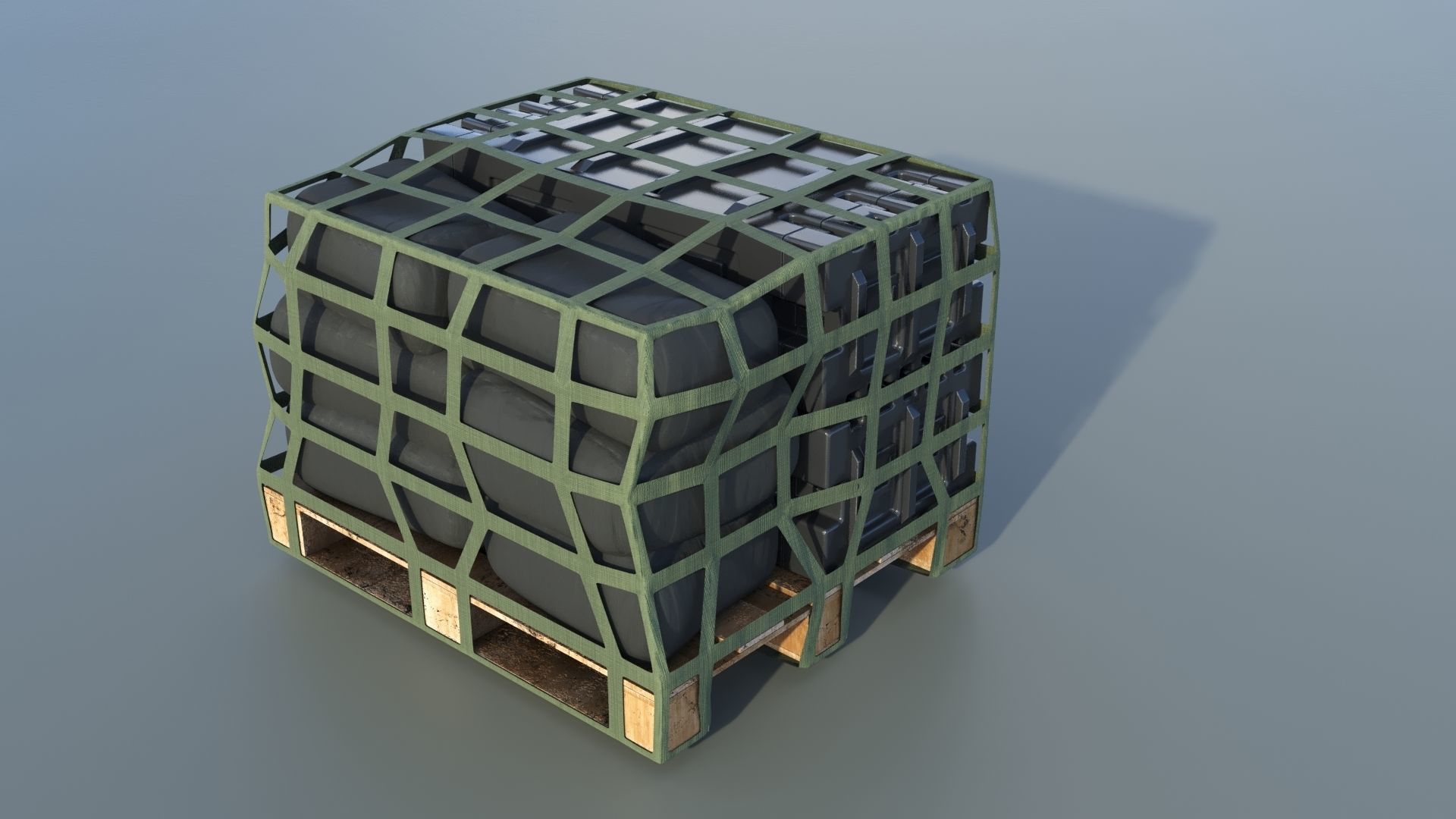 3D model Military Air Cargo VR / AR / low-poly | CGTrader