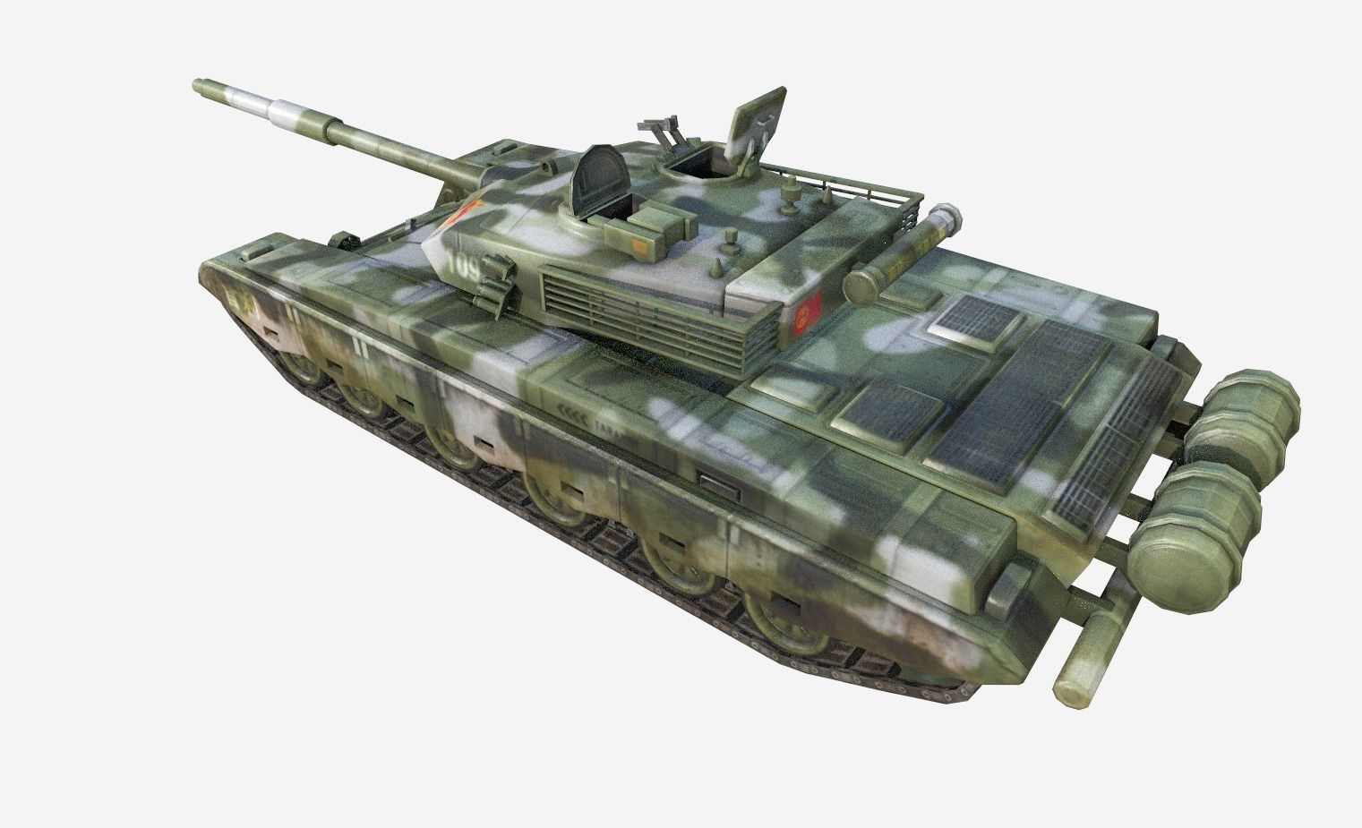 Iron Mountain Type-99 MBT free VR / AR / low-poly 3D model | CGTrader