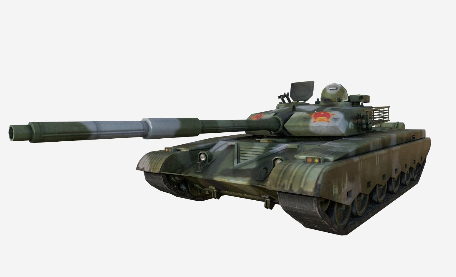Iron Mountain Type-99 MBT free VR / AR / low-poly 3D model | CGTrader