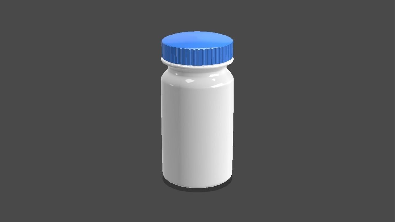 Powder Jar 3D model | CGTrader