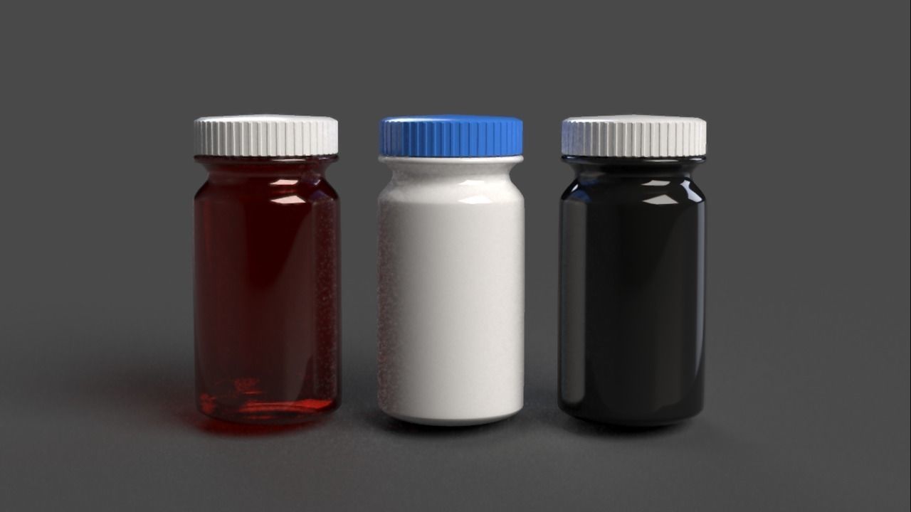 Powder Jar 3D model | CGTrader