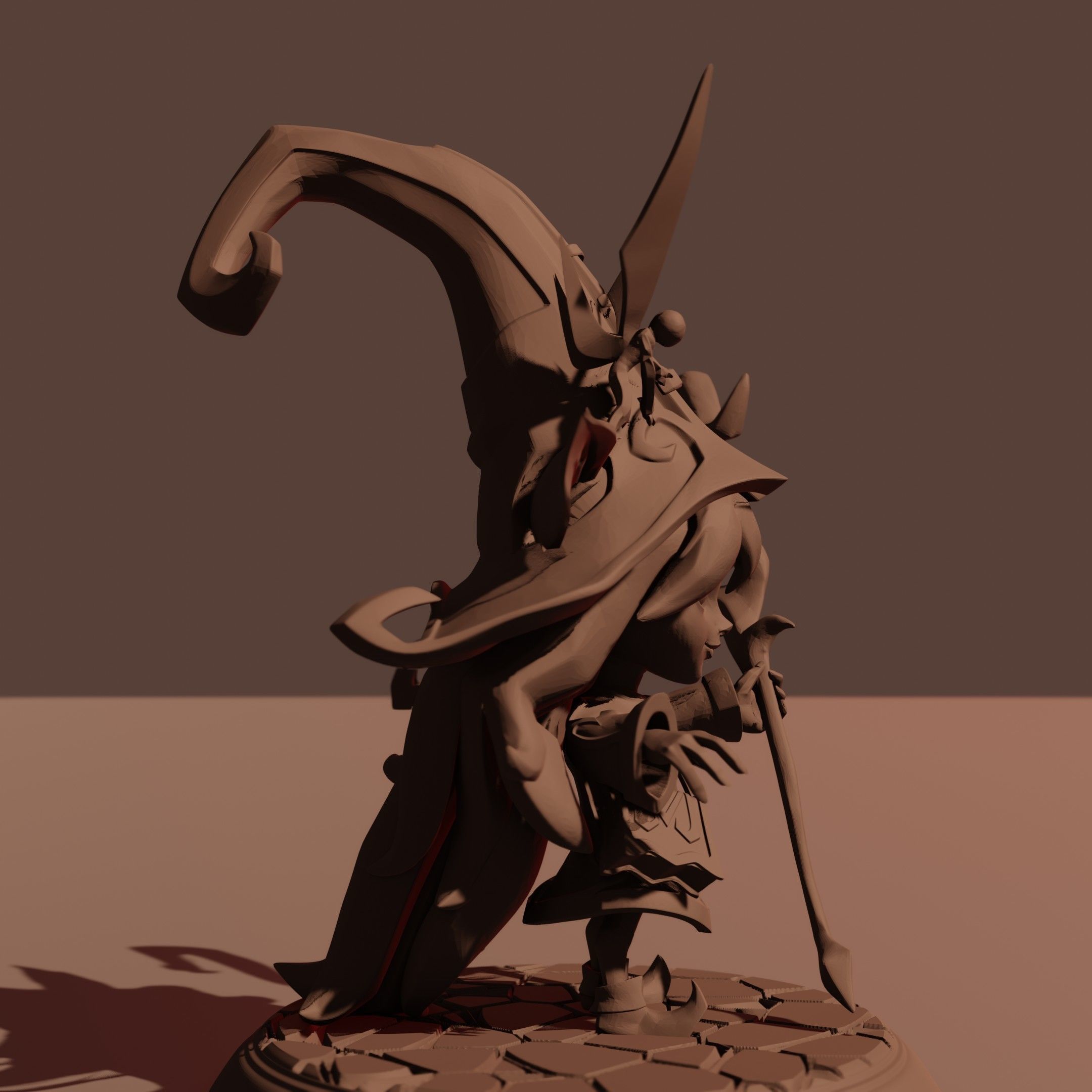 LULU THE FAE SORCERESS free 3D model 3D printable | CGTrader