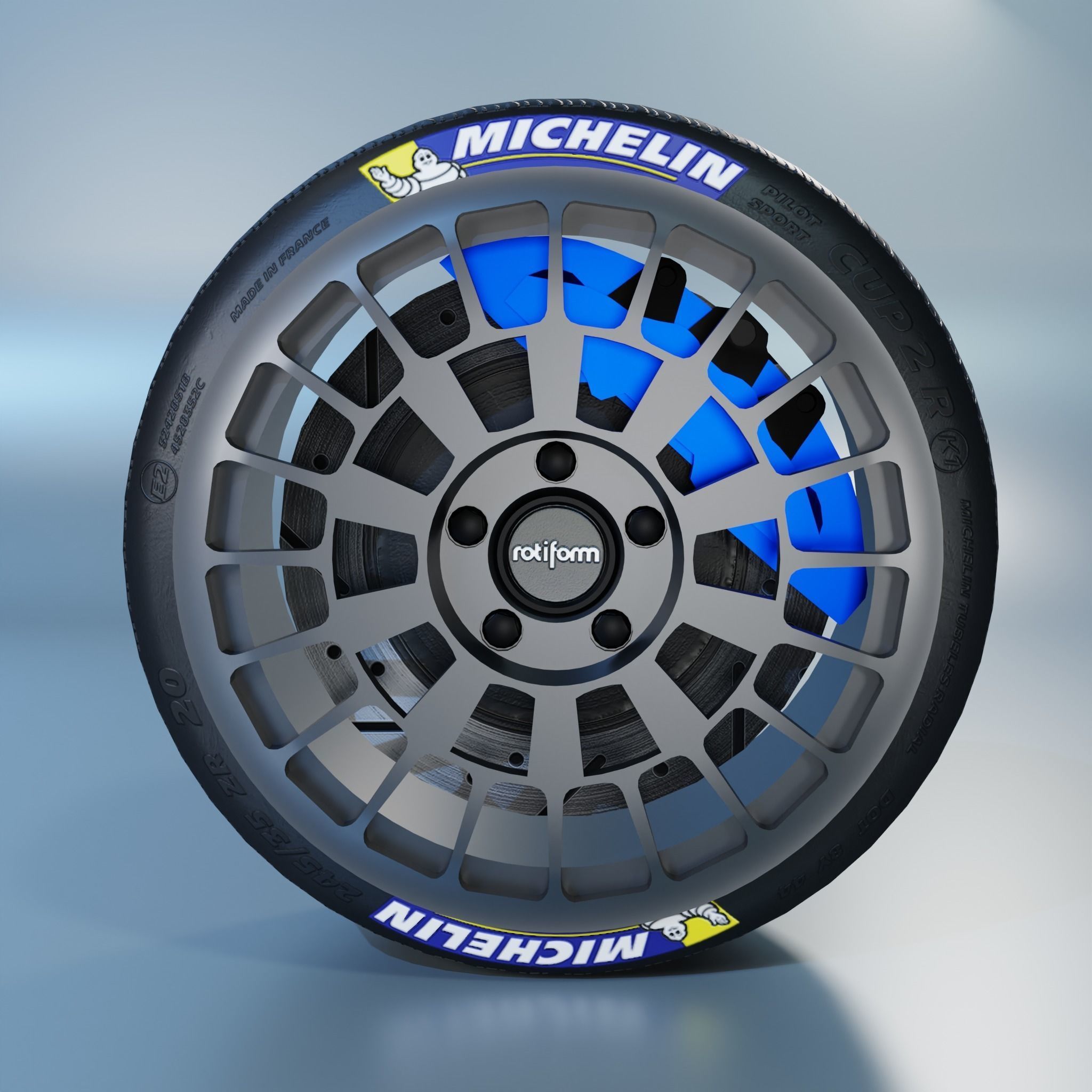 3D model Rotiform Dkr Racing Wheel VR / AR / low-poly | CGTrader