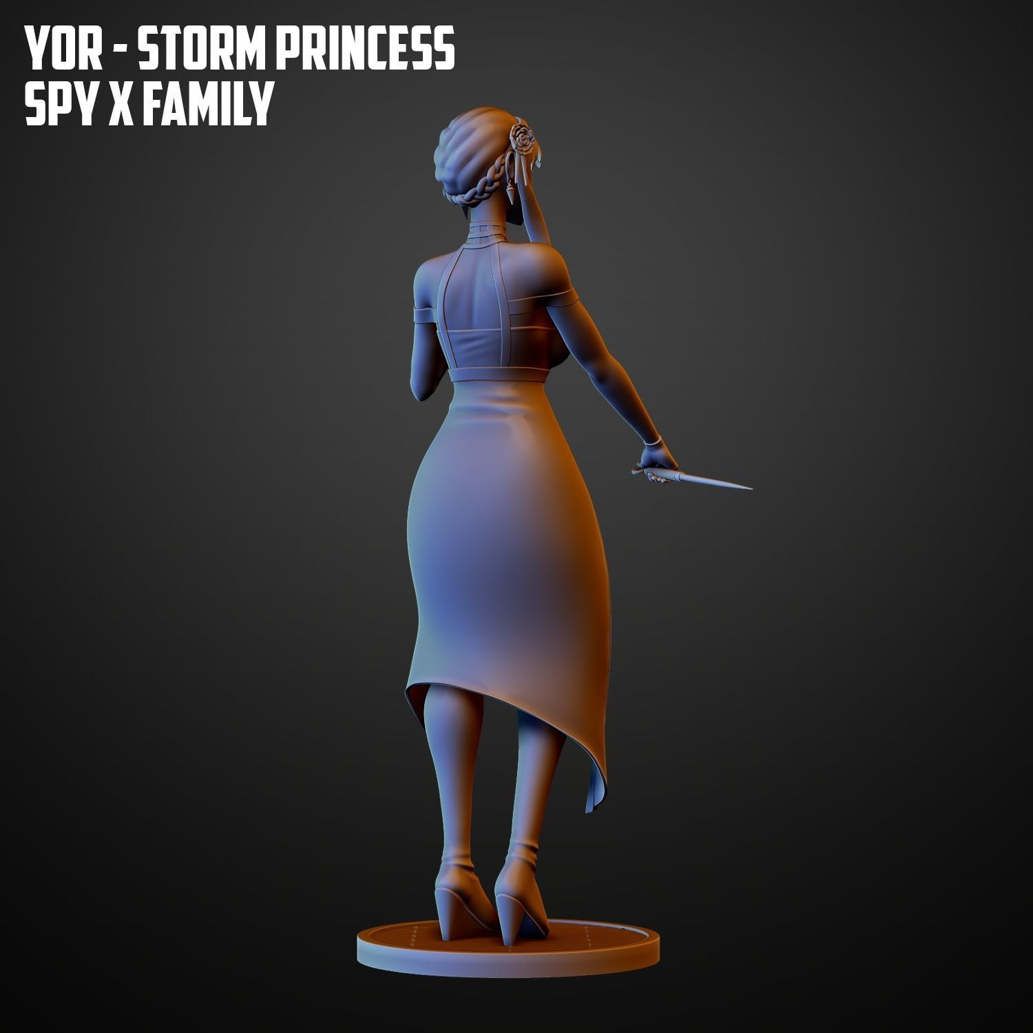 YOR FORGER - STORM PRINCESS 3D model 3D printable | CGTrader