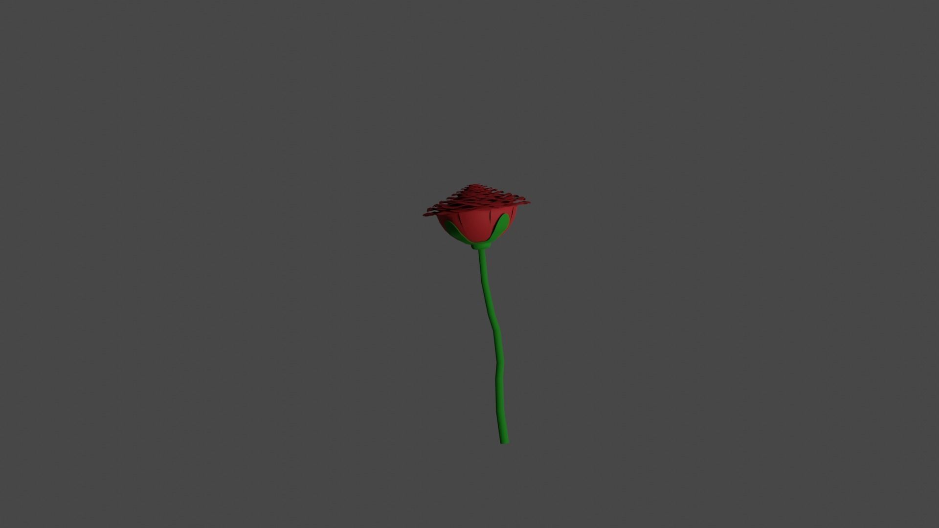 Simple rose free 3D model | CGTrader