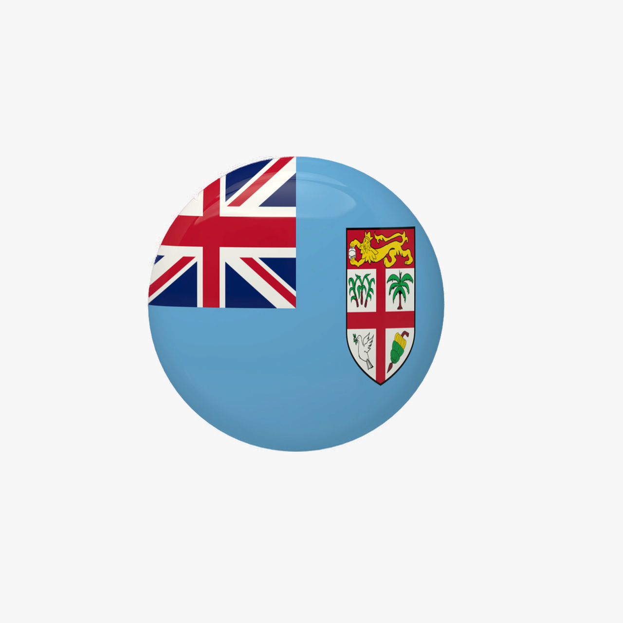 3D model Fiji Badge VR / AR / low-poly | CGTrader