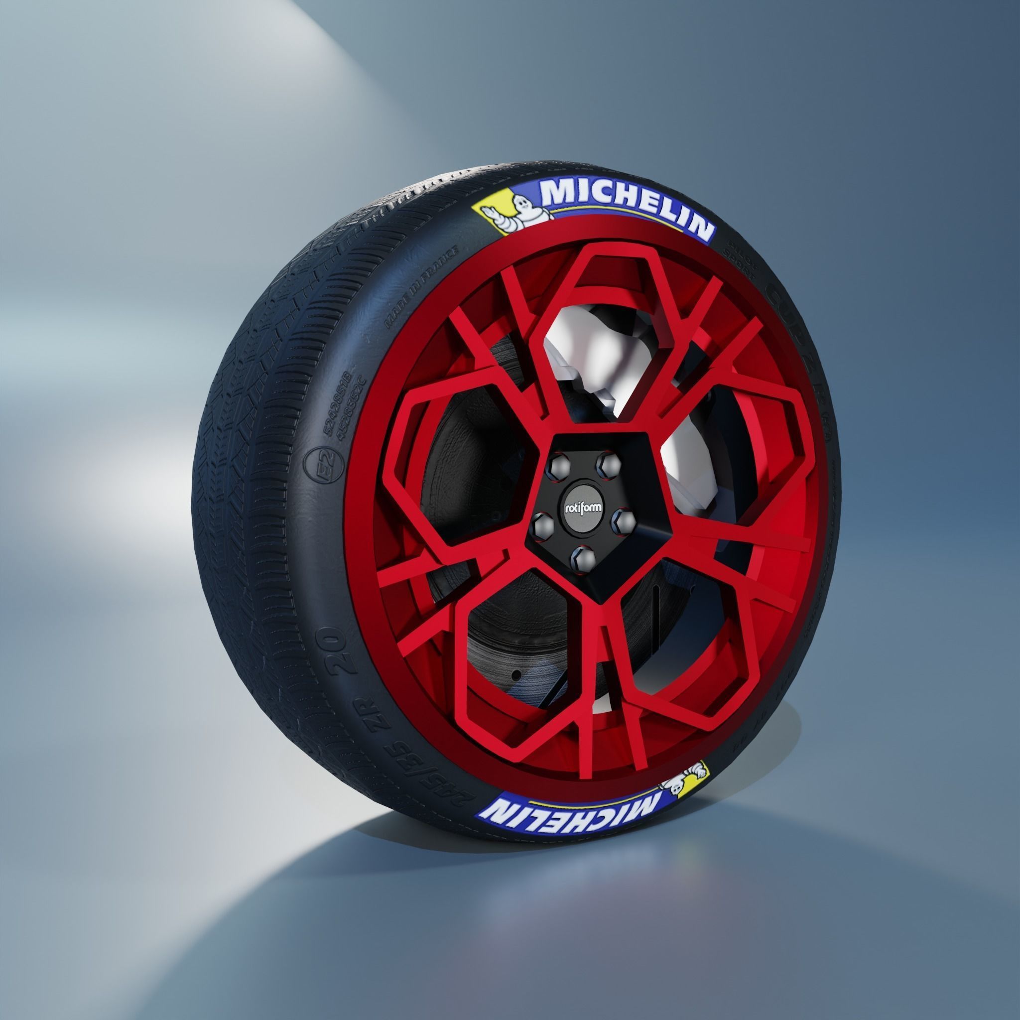 3D model Rotiform Sef Sport Wheel VR / AR / low-poly | CGTrader