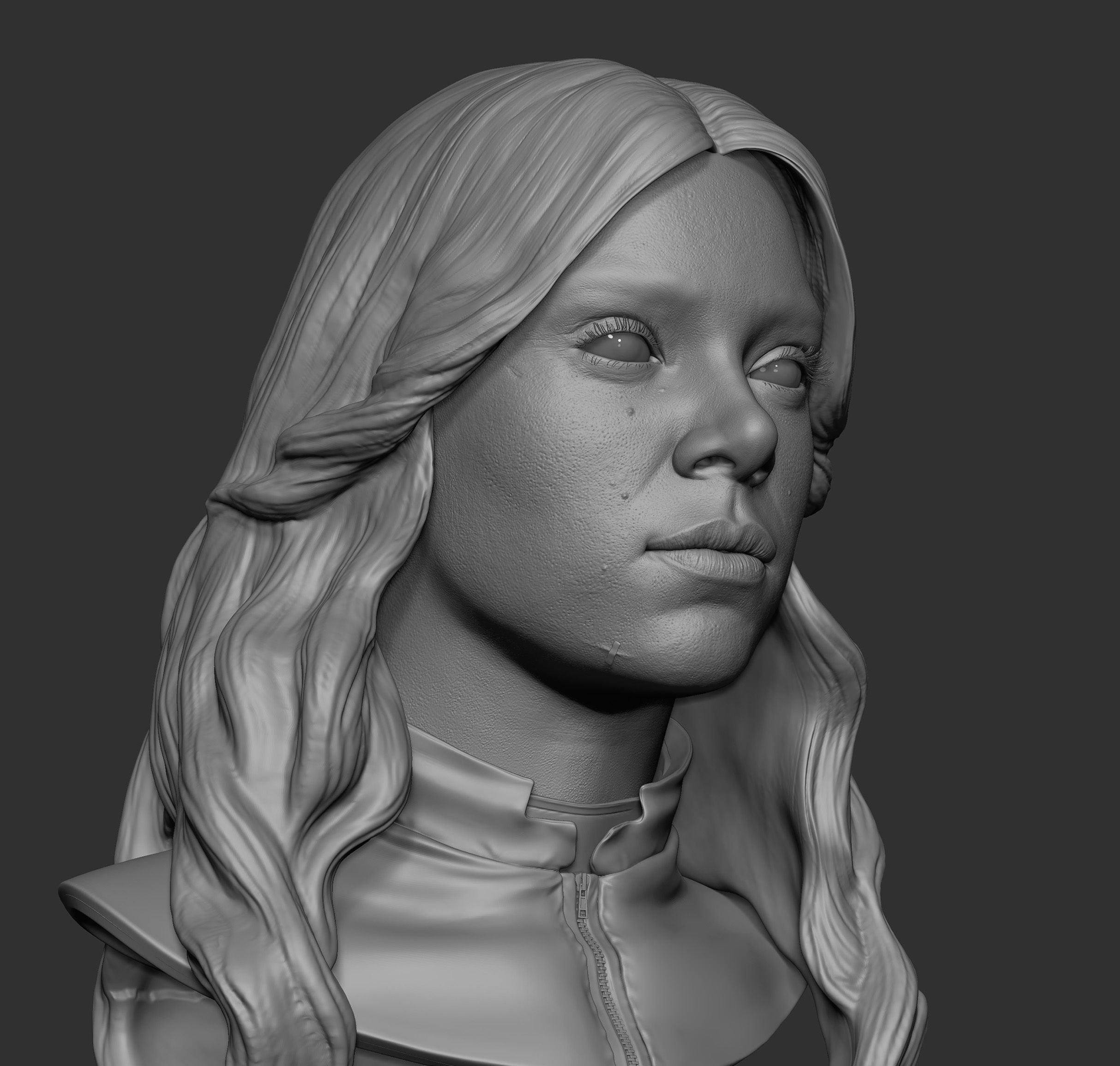 Hailee Steinfeld Head 3D model | CGTrader