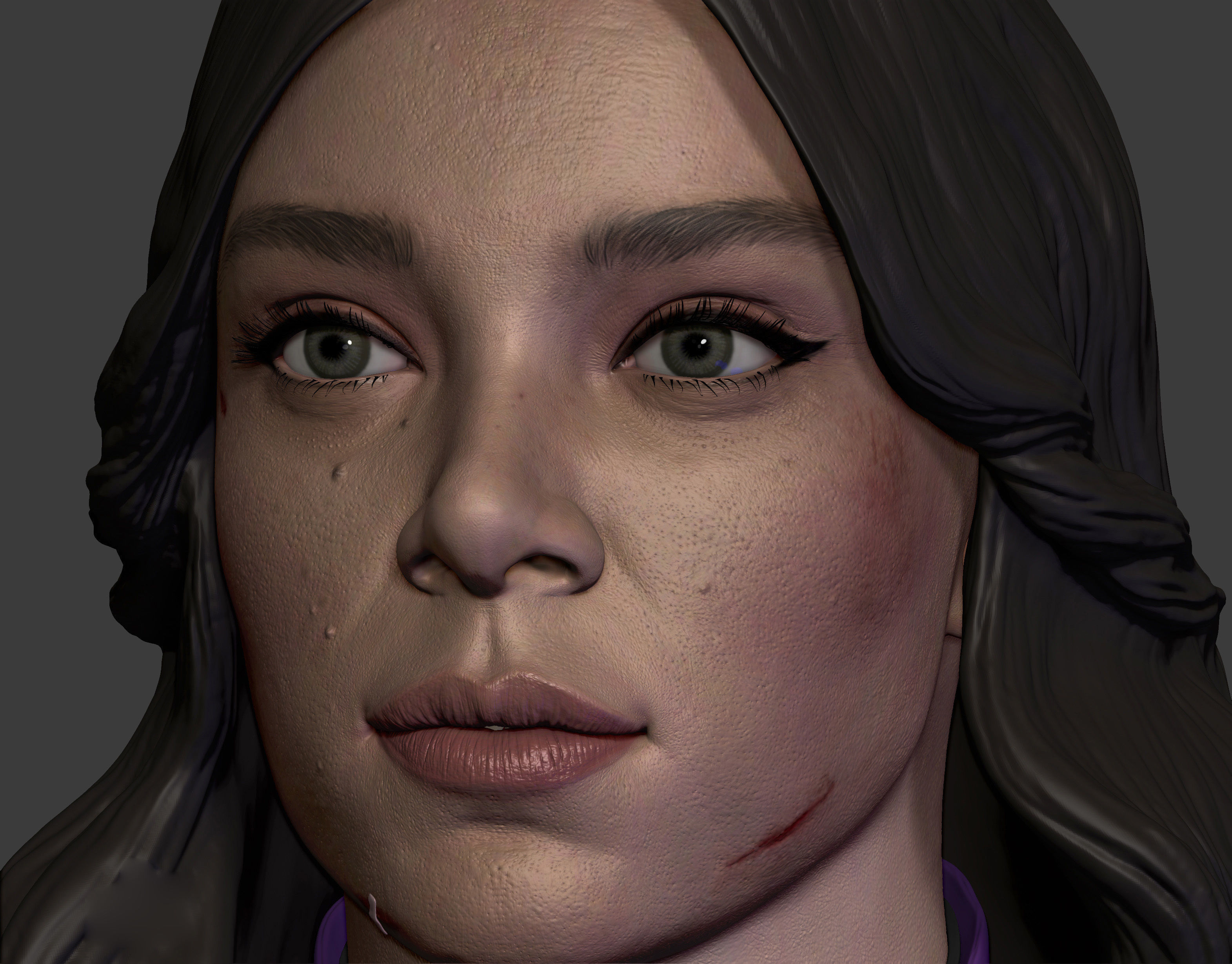 Hailee Steinfeld Head 3D model | CGTrader