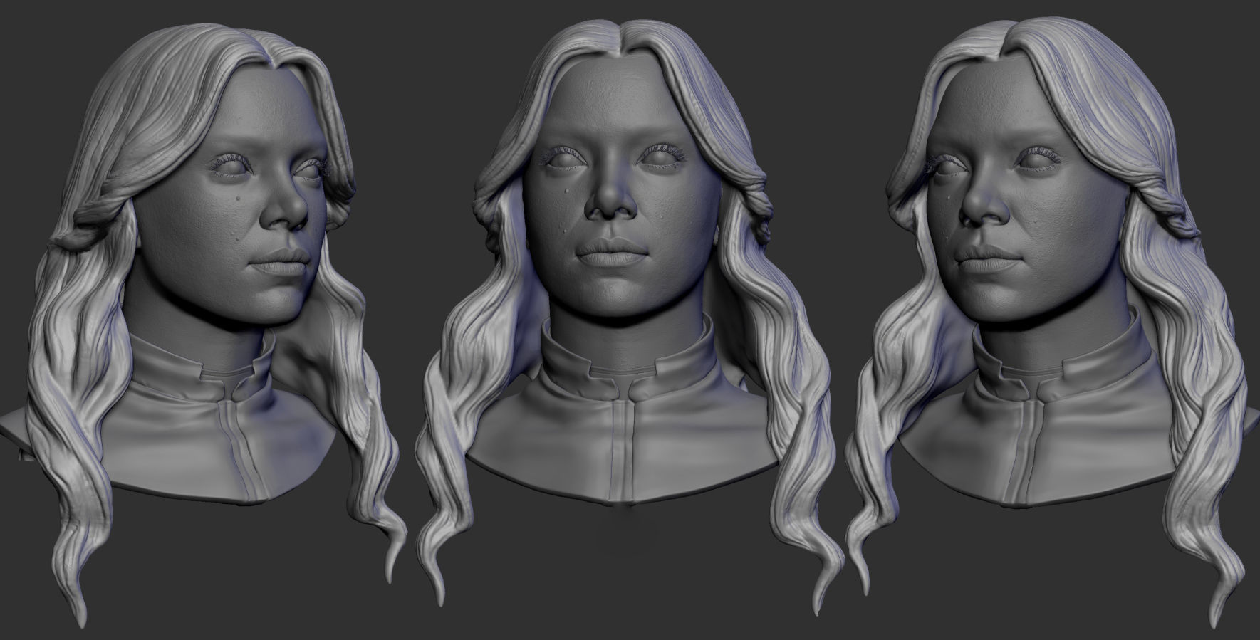 Hailee Steinfeld Head 3D model | CGTrader