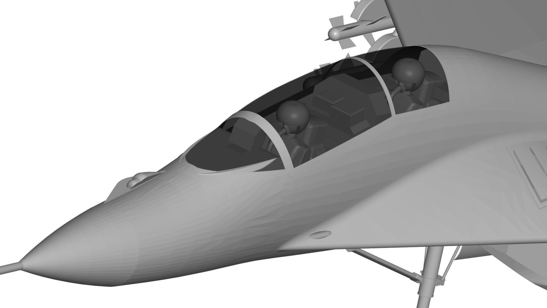 Mikoyan MiG-29 full detail 3D model | CGTrader