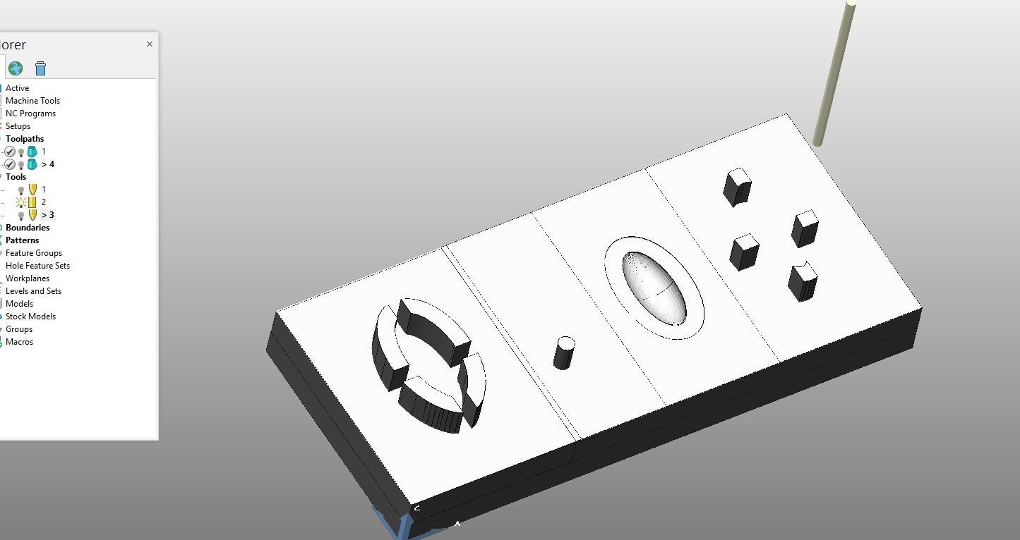 press mold with vector line fore wire cut 3D model | CGTrader