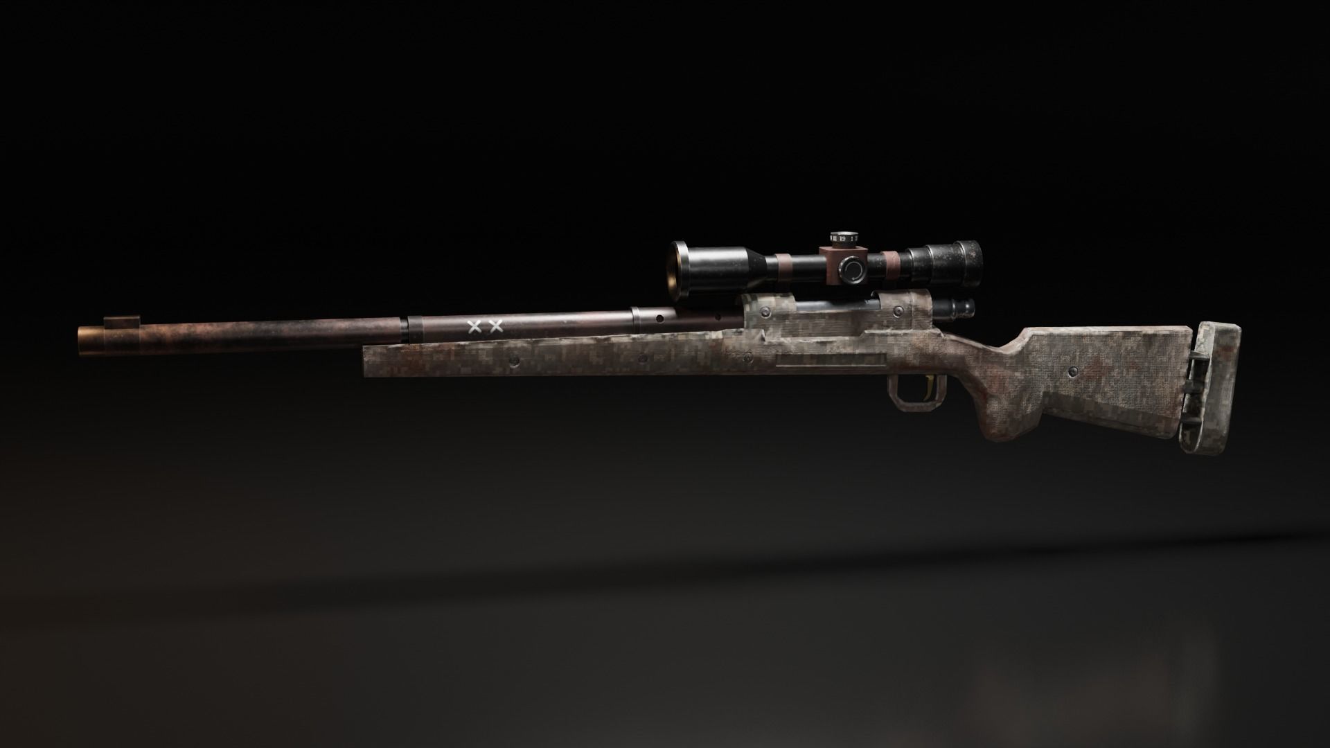 3D model sniper m24 VR / AR / low-poly | CGTrader