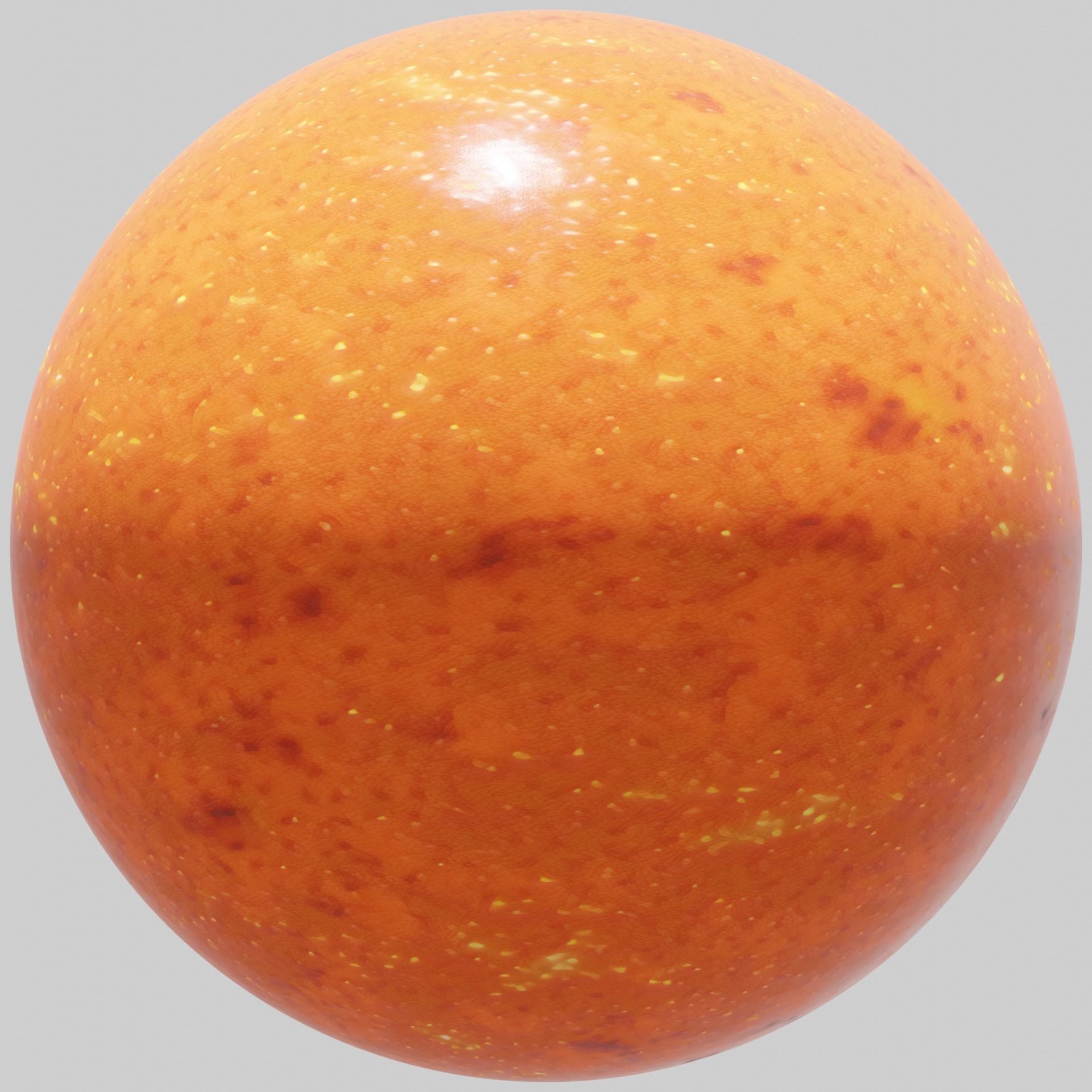 Texture Orange lobster shell - 4K PBR material VR / AR / low-poly ...