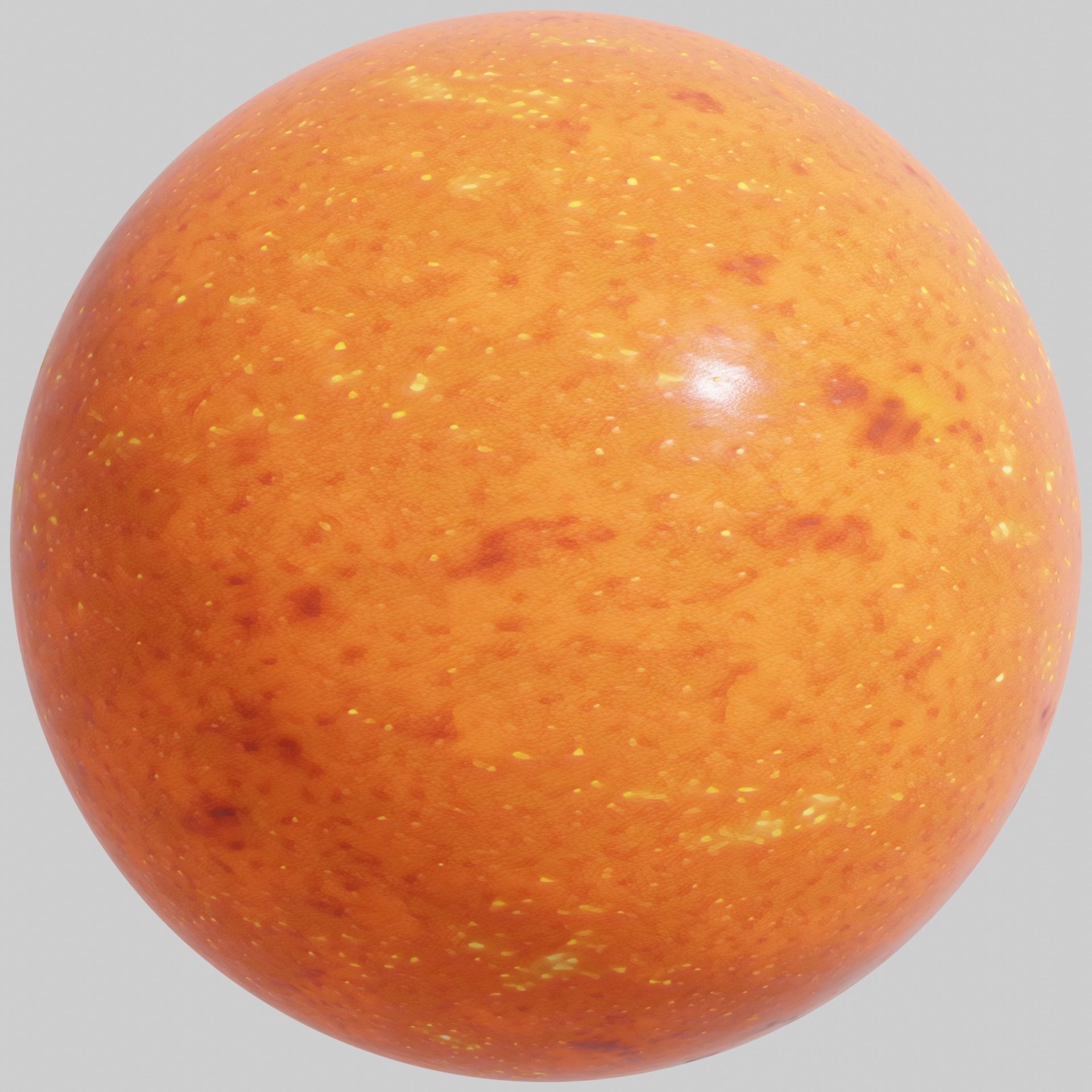 Texture Orange lobster shell - 4K PBR material VR / AR / low-poly ...