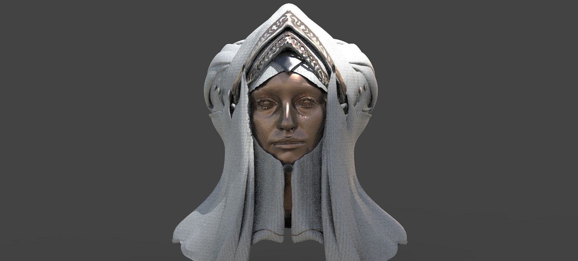 Ancient Alien Headdress 3D model | CGTrader