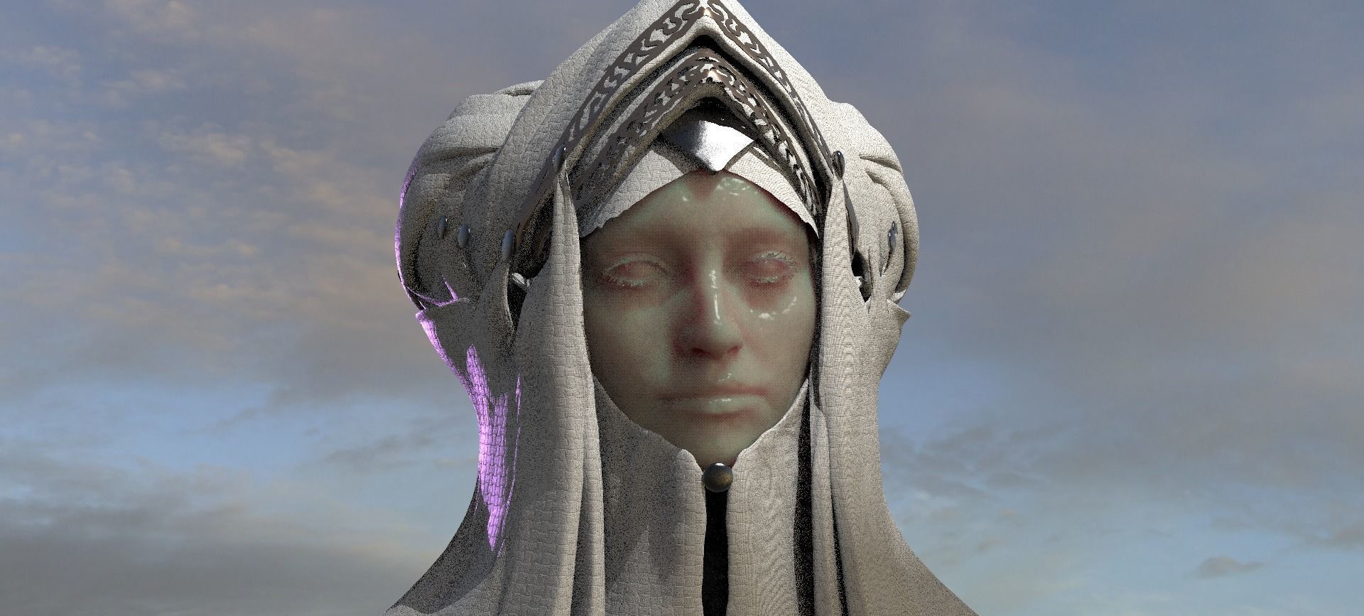 Ancient Alien Headdress 3D model | CGTrader