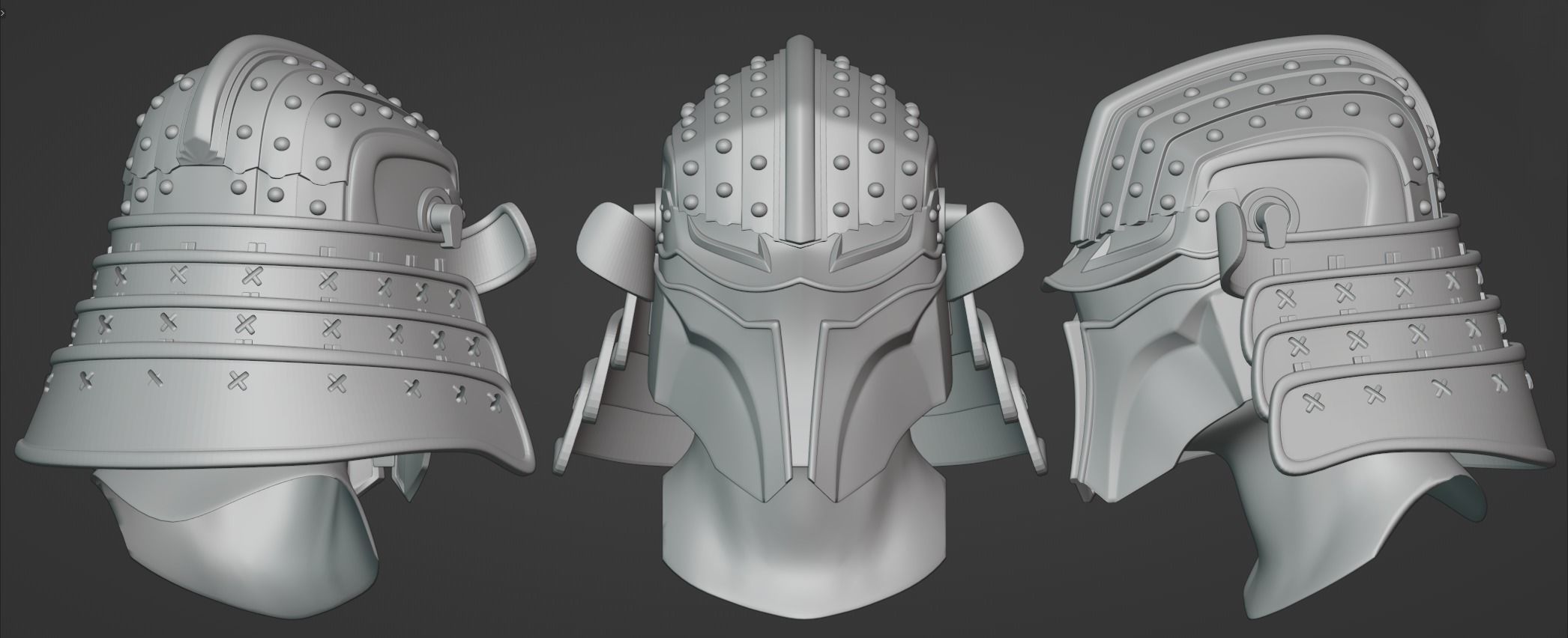 Samurai Mandalorian 3d 3D model 3D printable | CGTrader