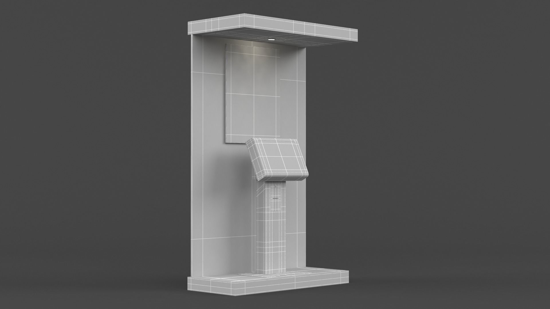 Information Kiosk 3D model | CGTrader