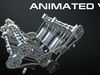 V6 Engine Working Animated 3D model animated rigged | CGTrader
