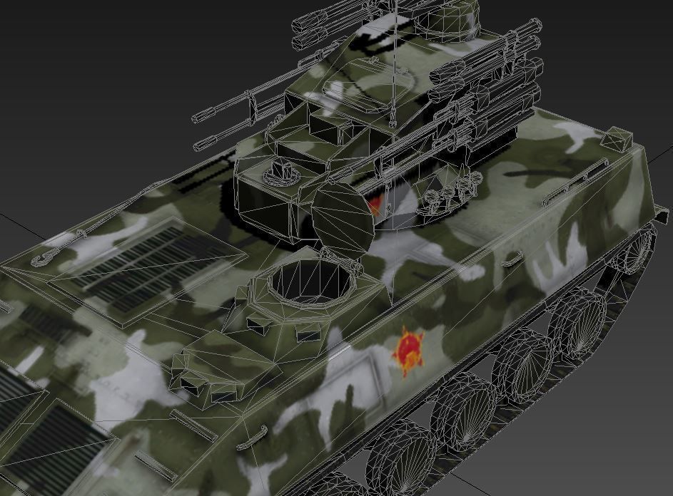 Iron Dove AA PGZ-95 AA free VR / AR / low-poly 3D model | CGTrader