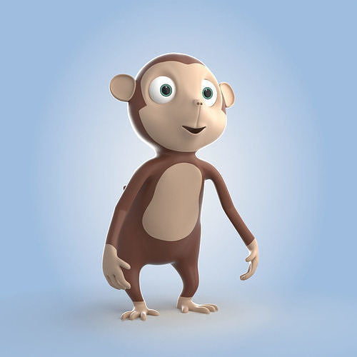 Monkey 3D model | CGTrader