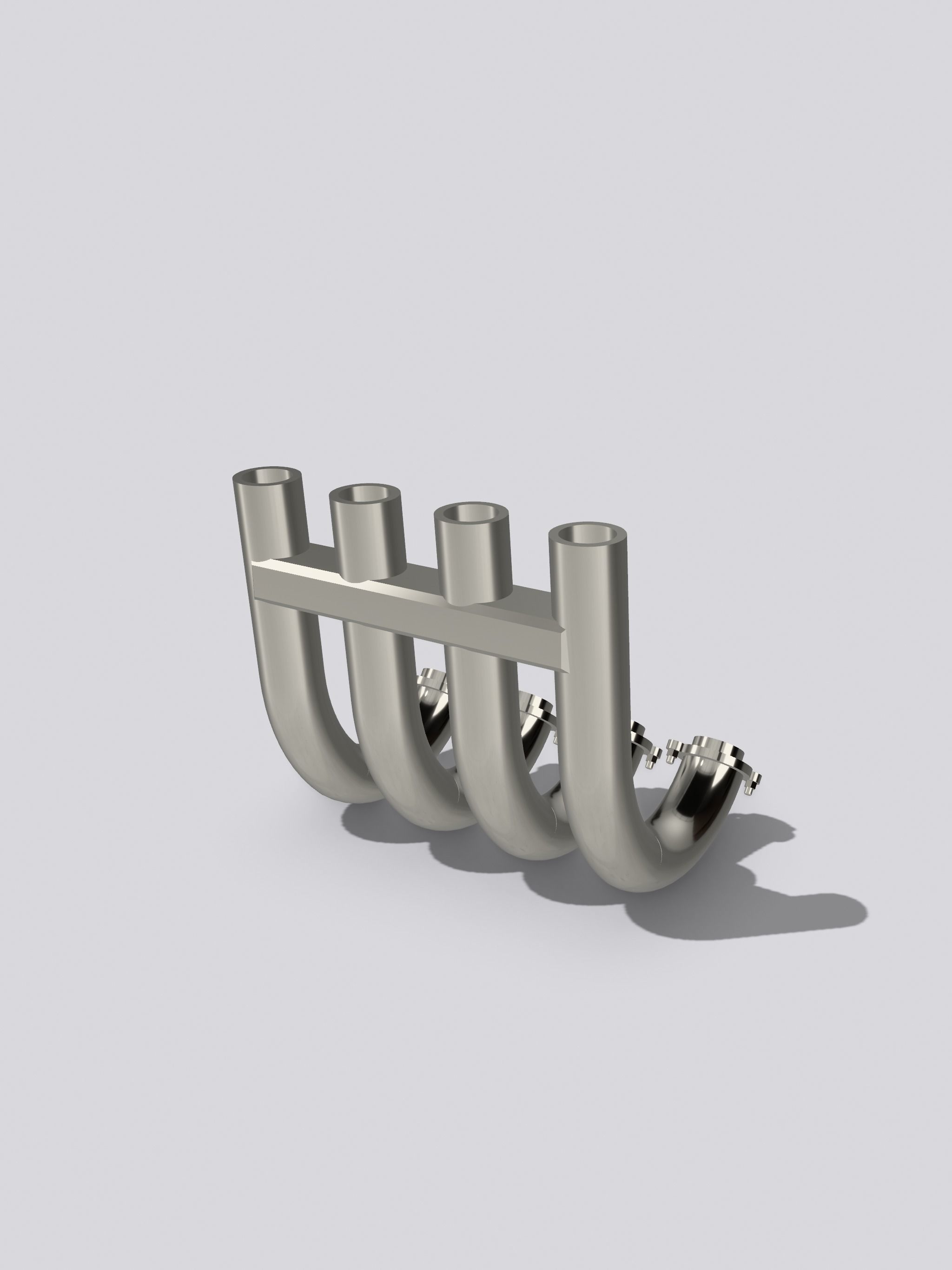 Hemi Retro Zoomies Headers upright sweep 3D model 3D printable | CGTrader