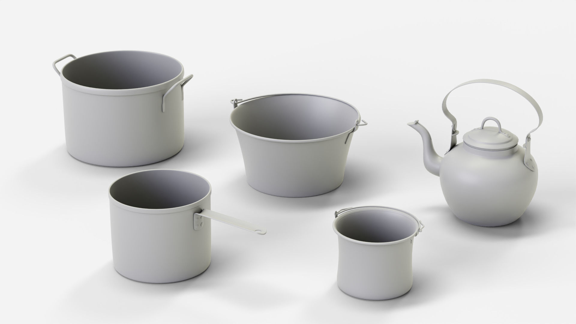 Old Kitchenware Pack 3D model | CGTrader